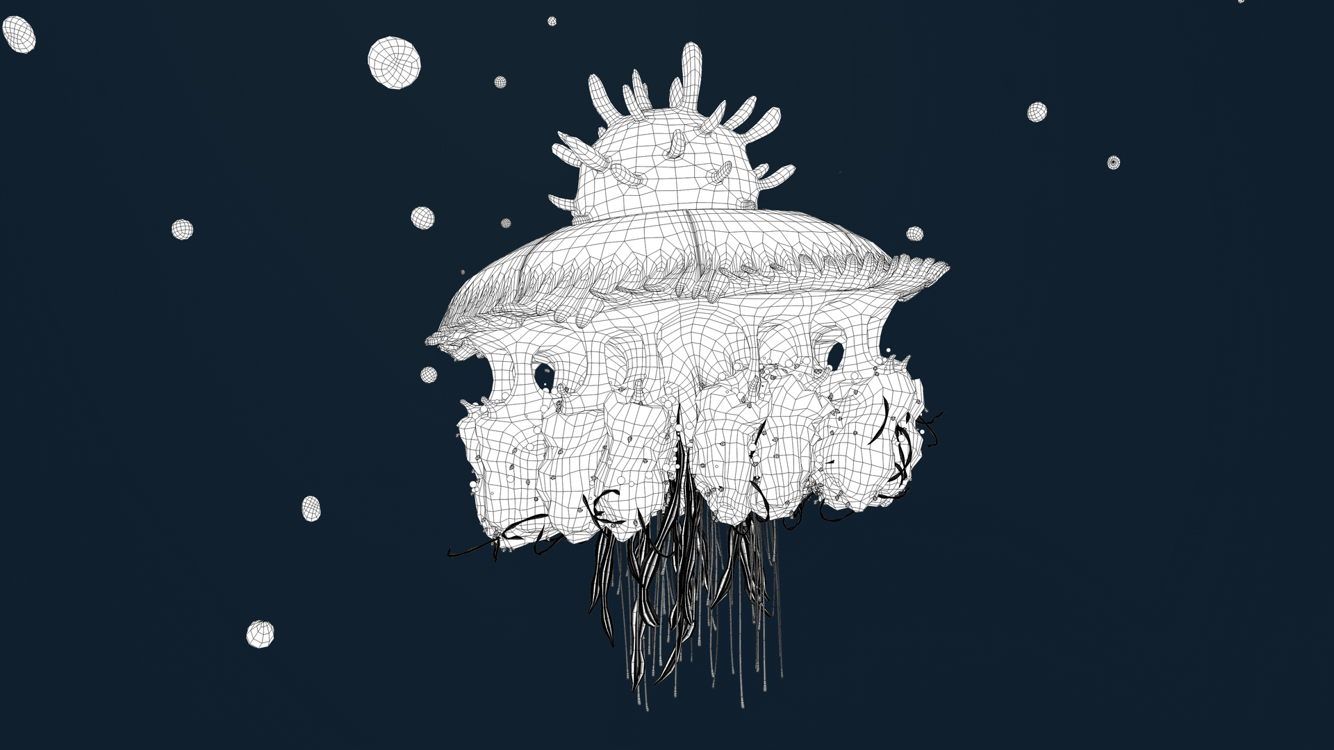 Jellyfish Crown Animated 3D model - TurboSquid 1750817