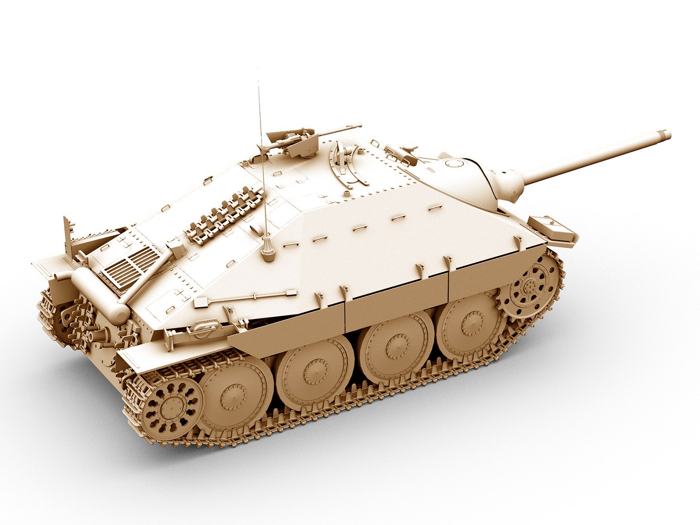 3D Model Jagdpanzer 38t Hetzer - TurboSquid 2018901