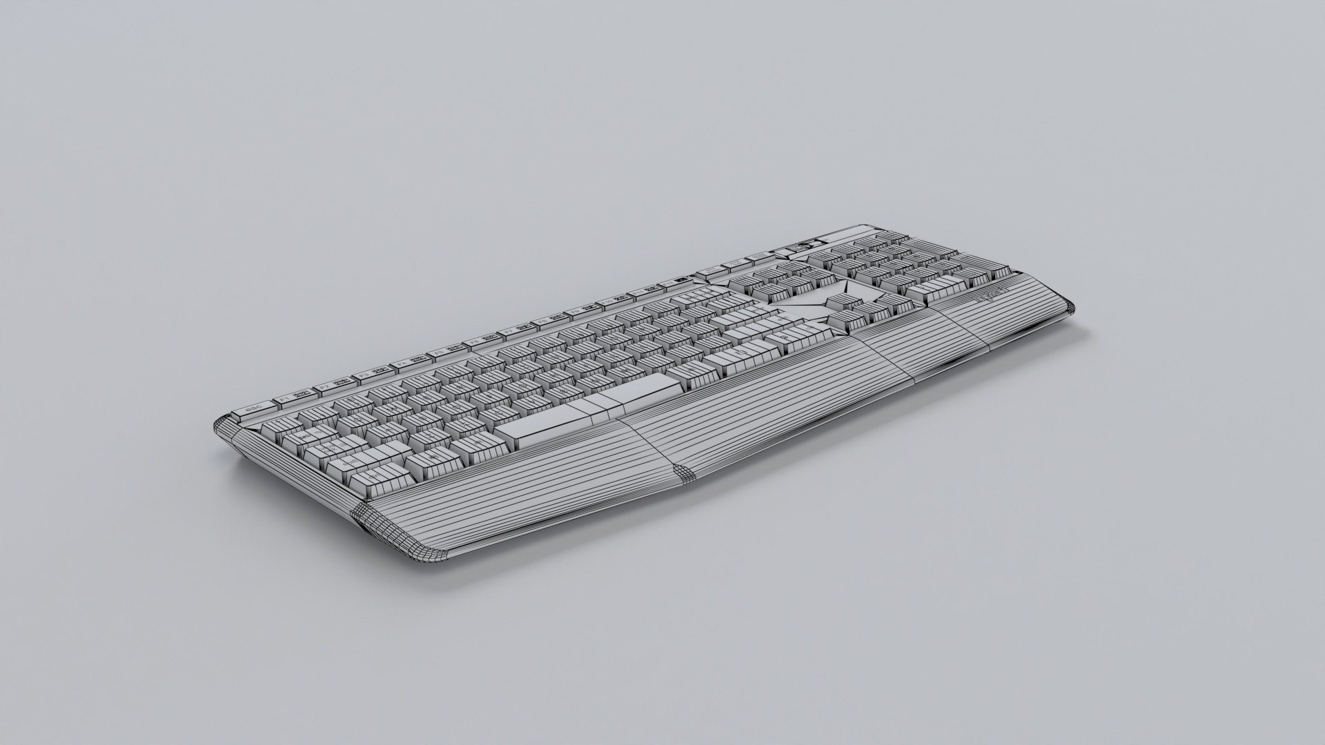 Logitech Keyboard 3d Model 3D Model - TurboSquid 1917188
