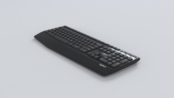 Logitech keyboard 3d model 3D model - TurboSquid 1917188