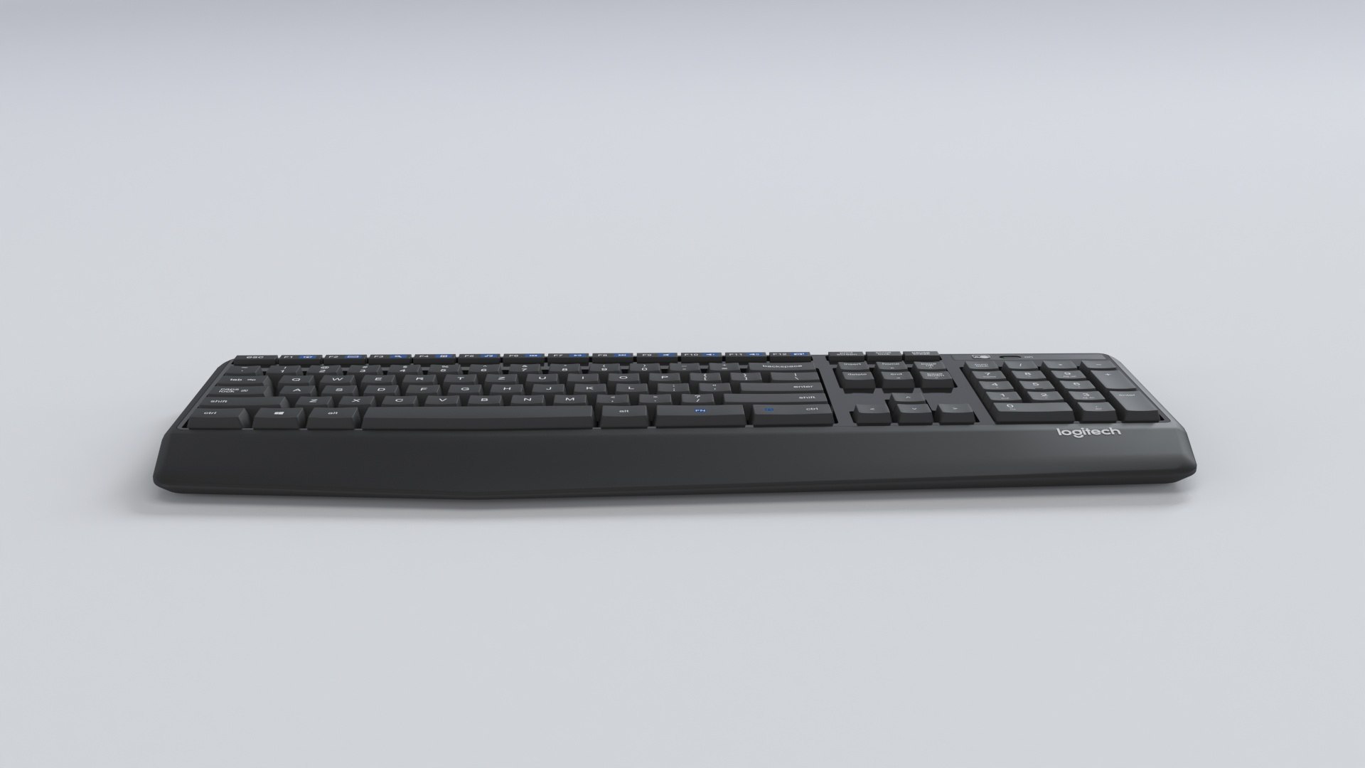 Logitech Keyboard 3d Model 3D Model - TurboSquid 1917188