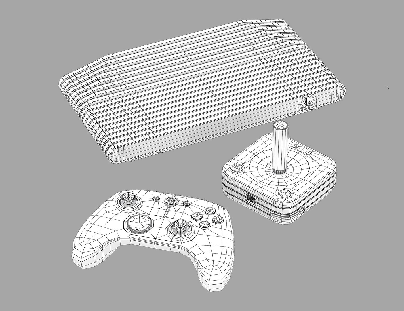 3D Atari VCS Set Model - TurboSquid 2406745