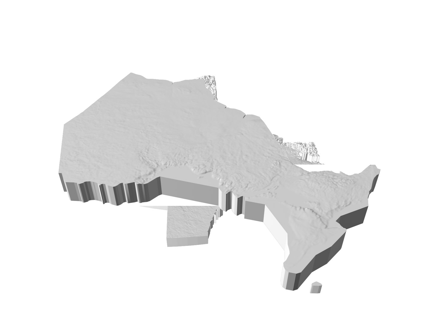 Canada Provinces Printable 3D Model - TurboSquid 1460451