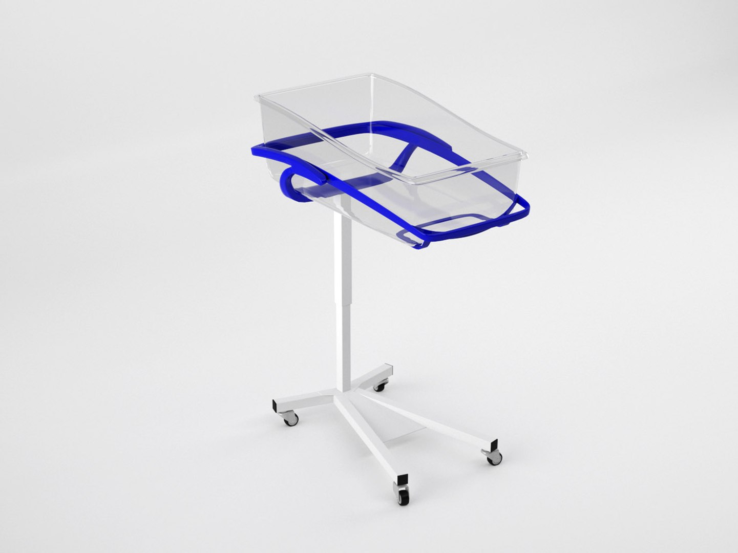 hospital bassinet 3d model