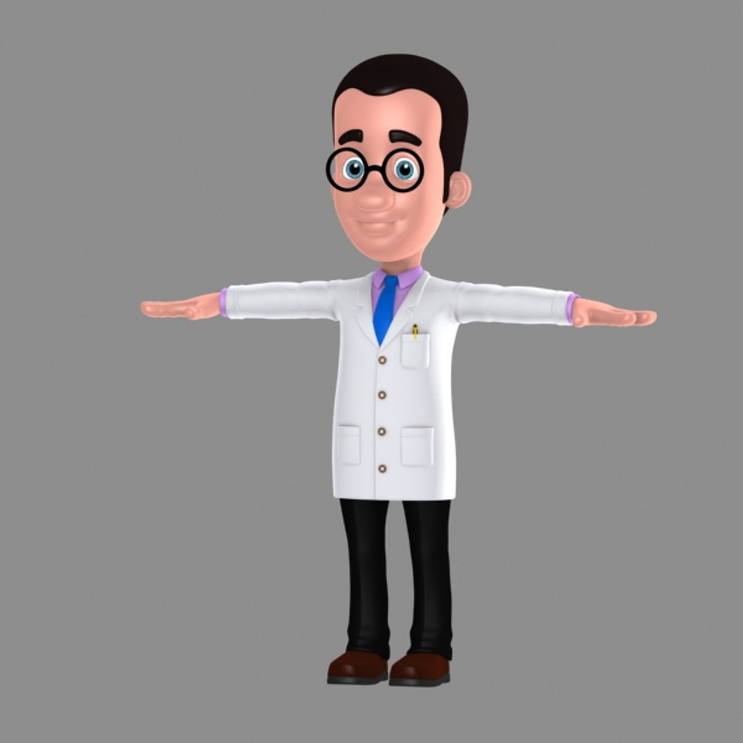 3d Cartoon Doctor