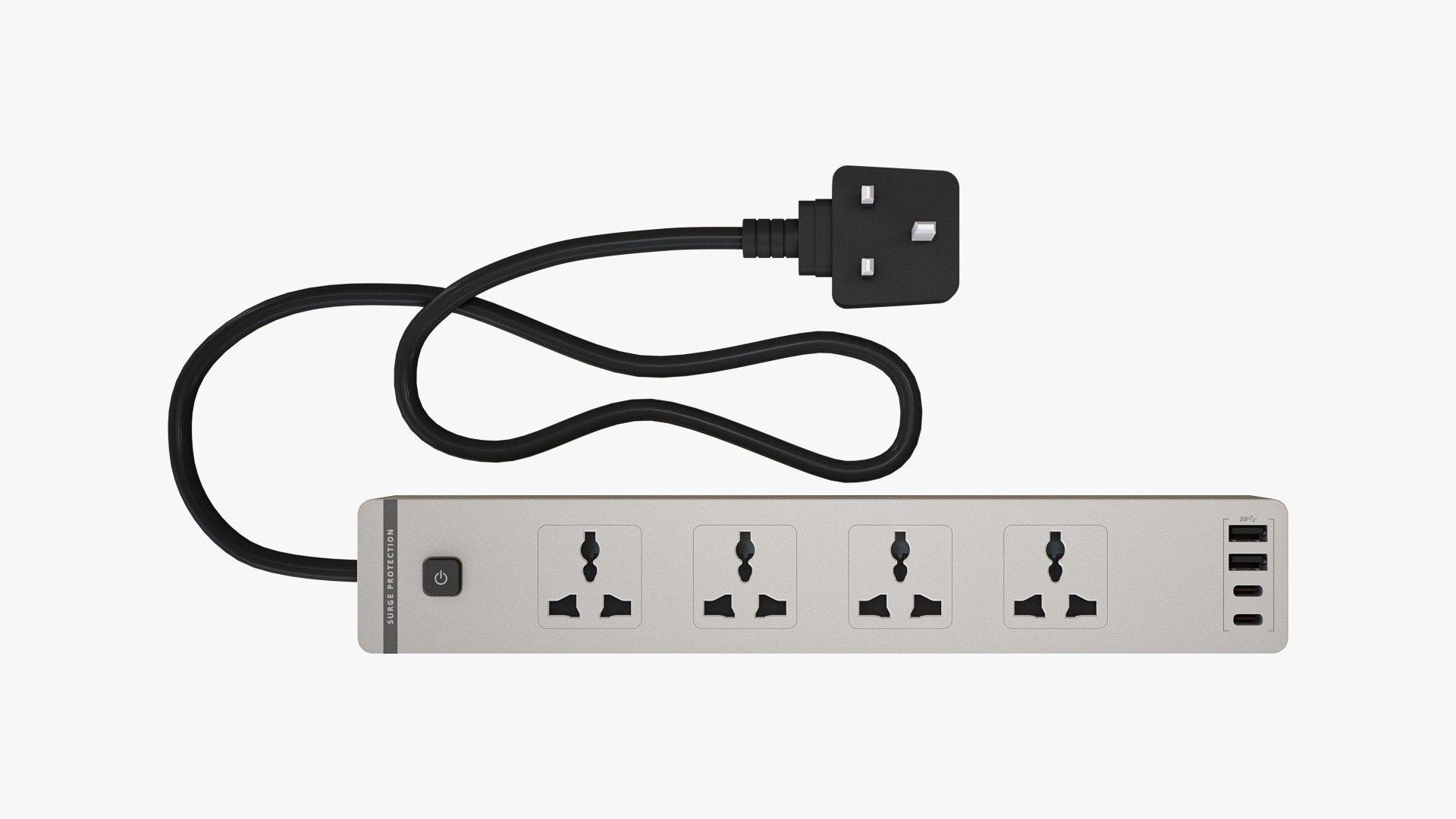 3D 4-Way Extension Lead - TurboSquid 2114346