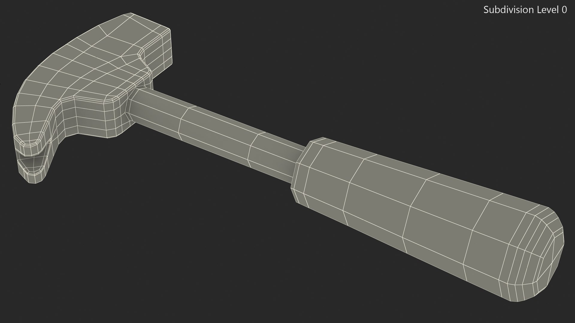 3D model Wooden Hammer Toy - TurboSquid 1718396