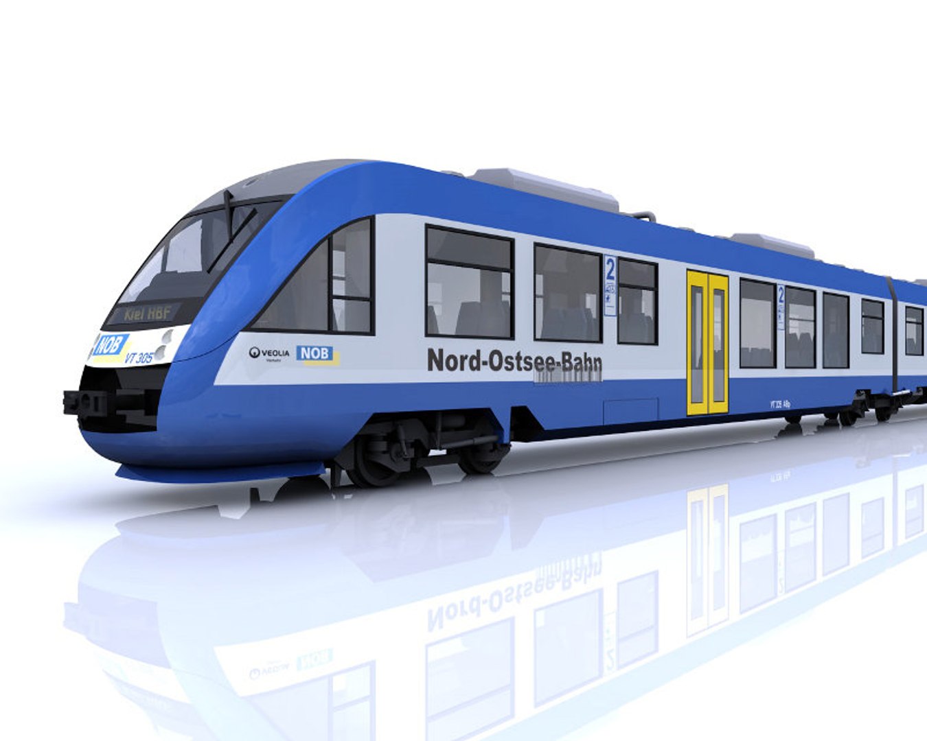 Lint Passenger Train 3d 3ds