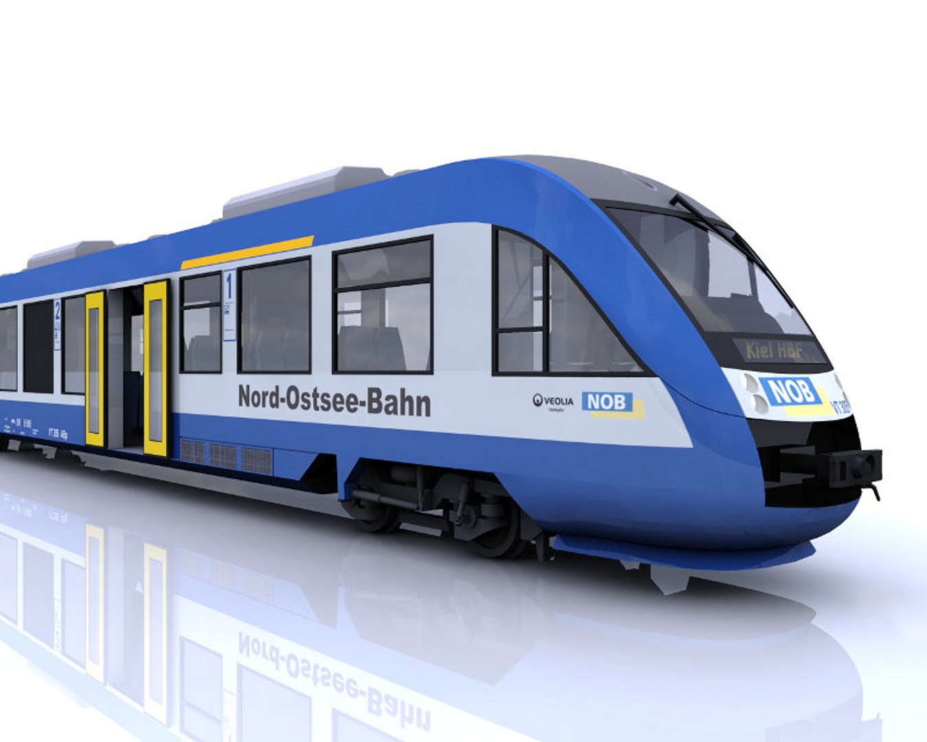 Lint Passenger Train 3d 3ds