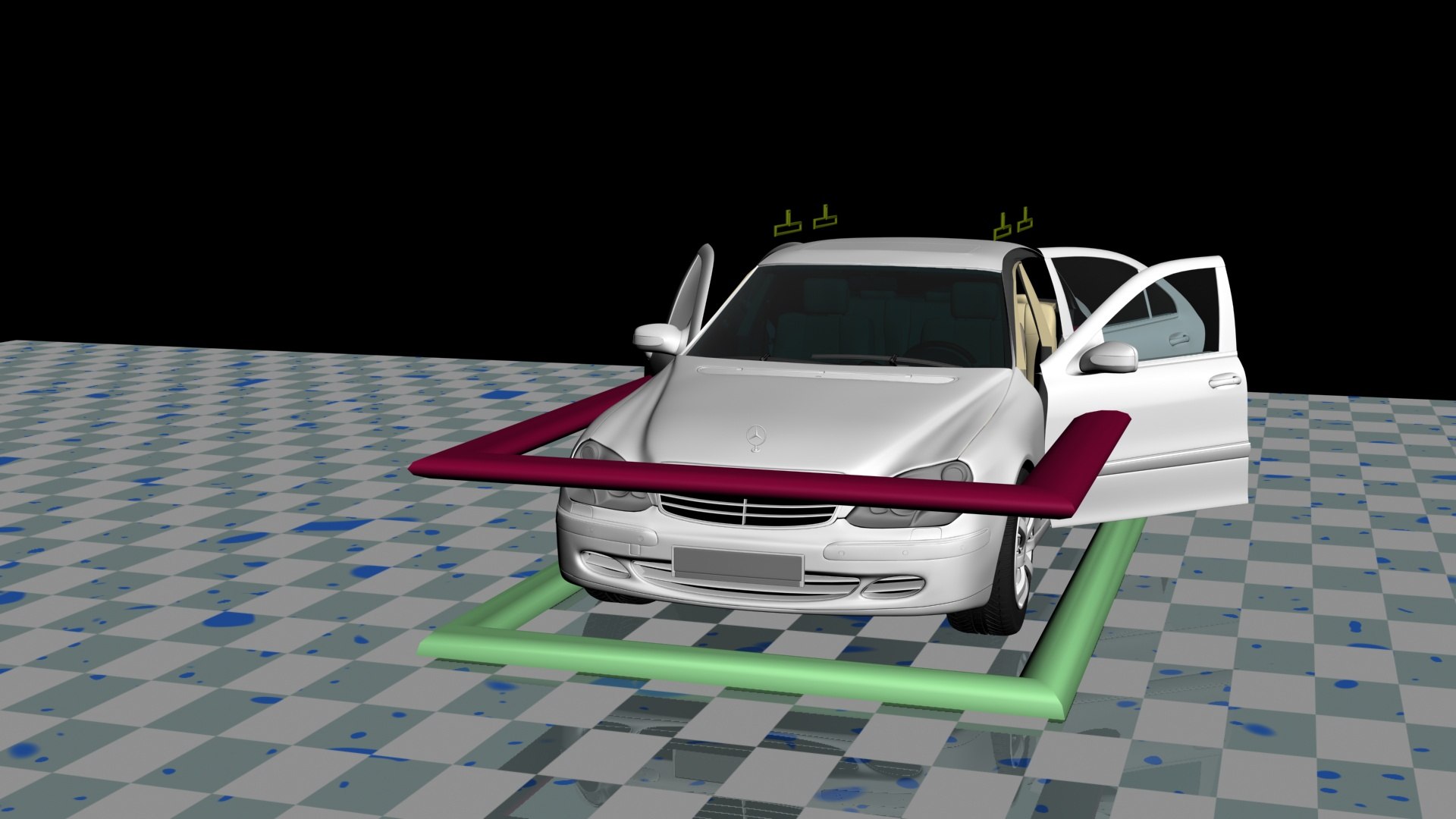 Free Max Model Car Rig