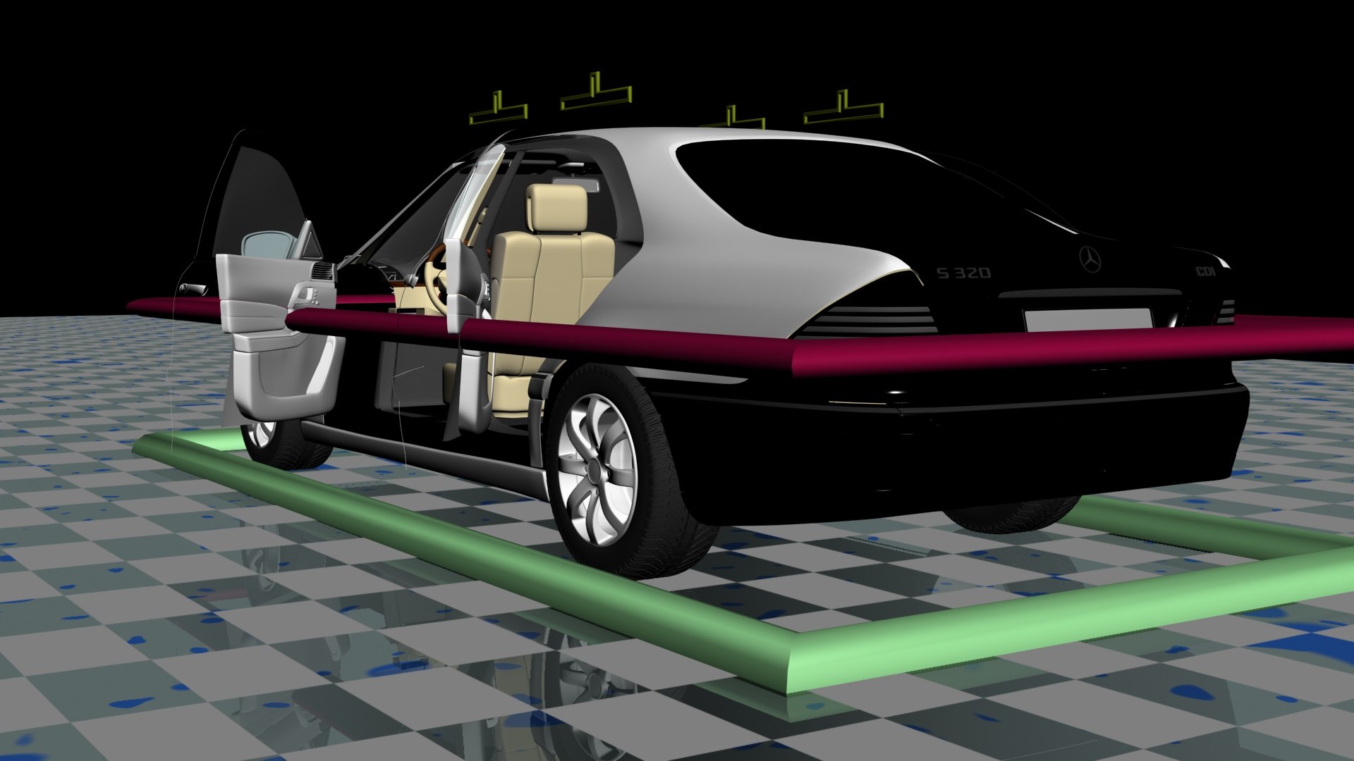 Free Max Model Car Rig