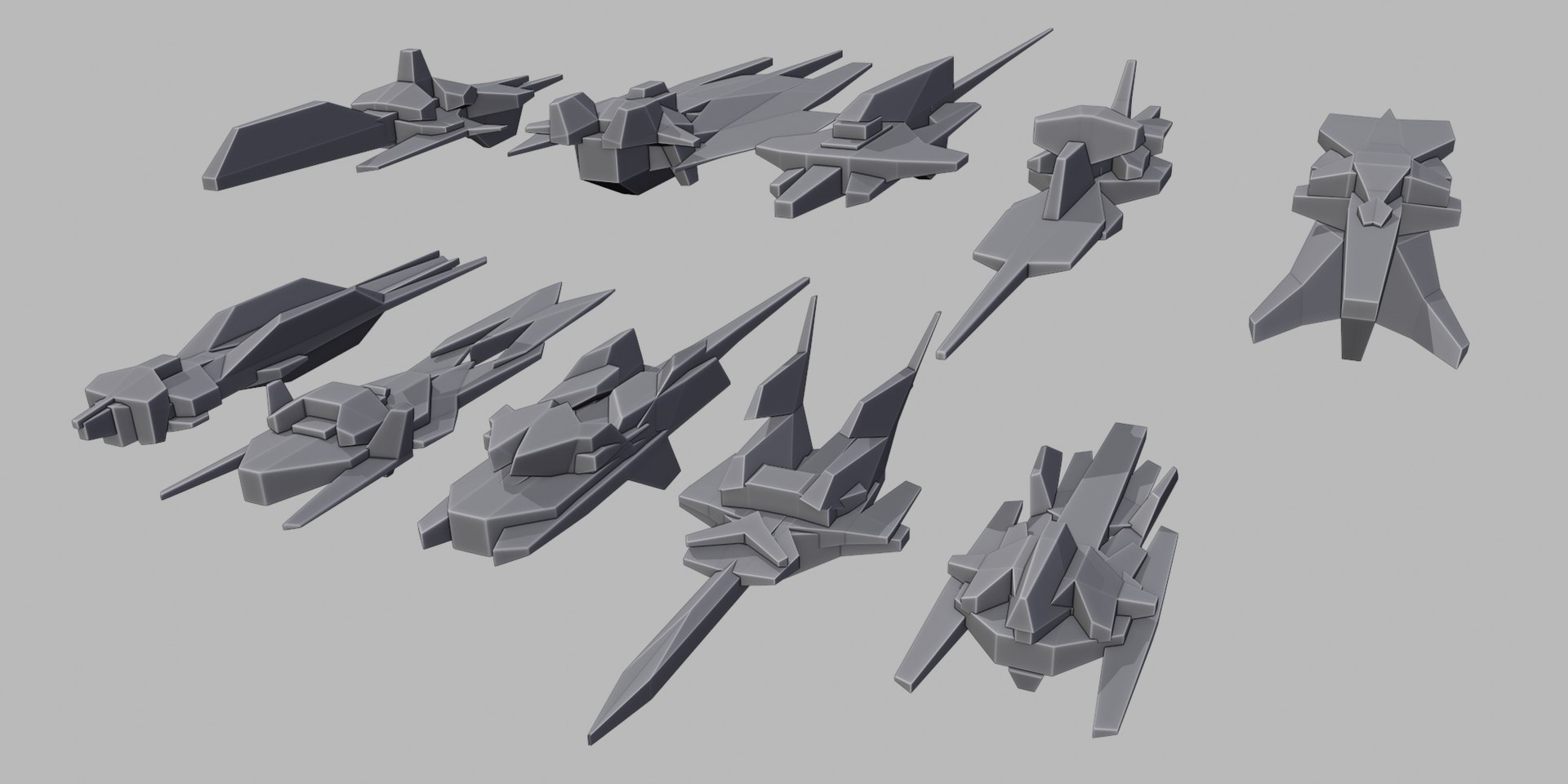 Spaceship Basemesh Kitbash - 3D Model - TurboSquid 1472865