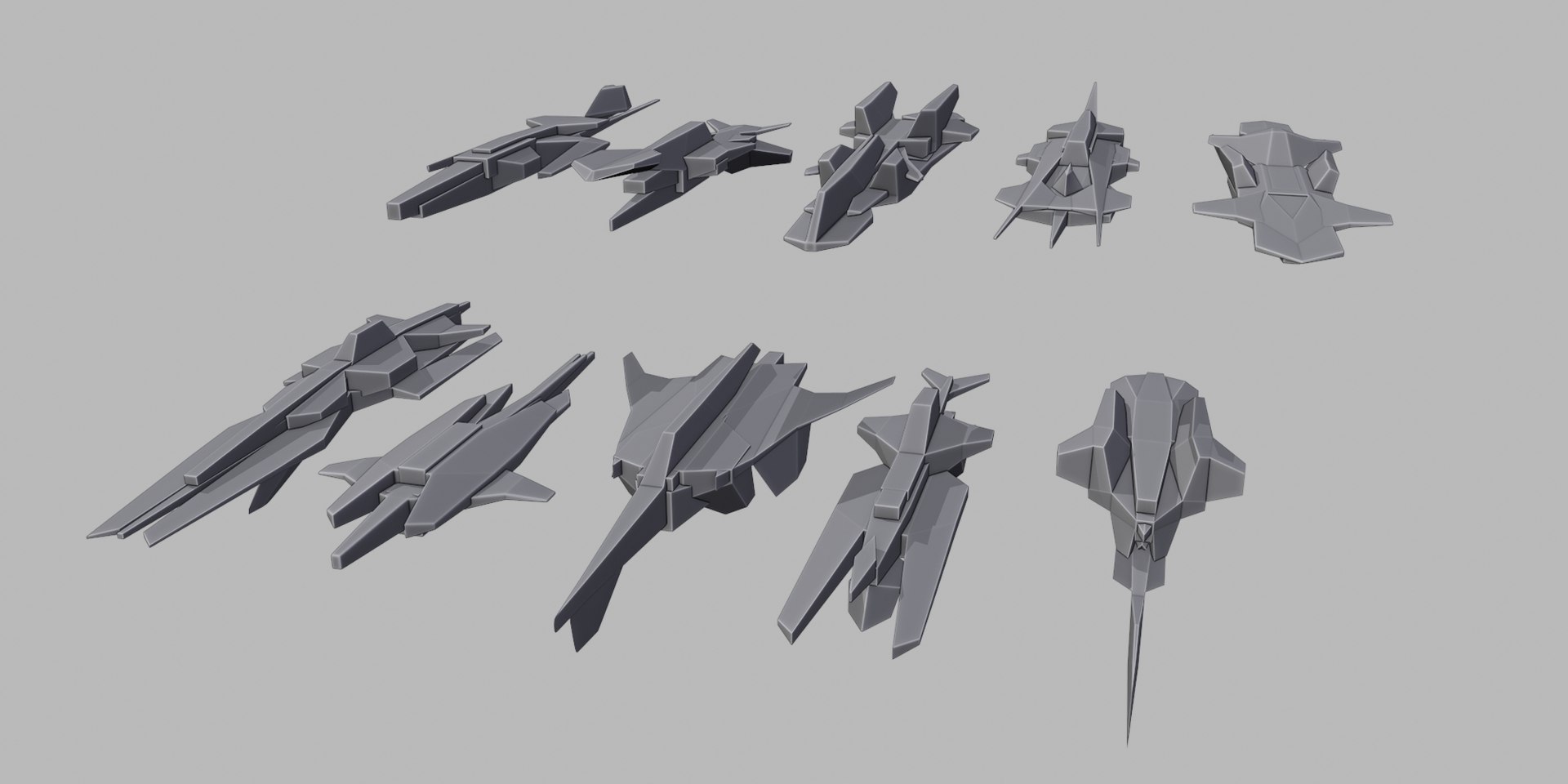 Spaceship Basemesh Kitbash - 3D Model - TurboSquid 1472865