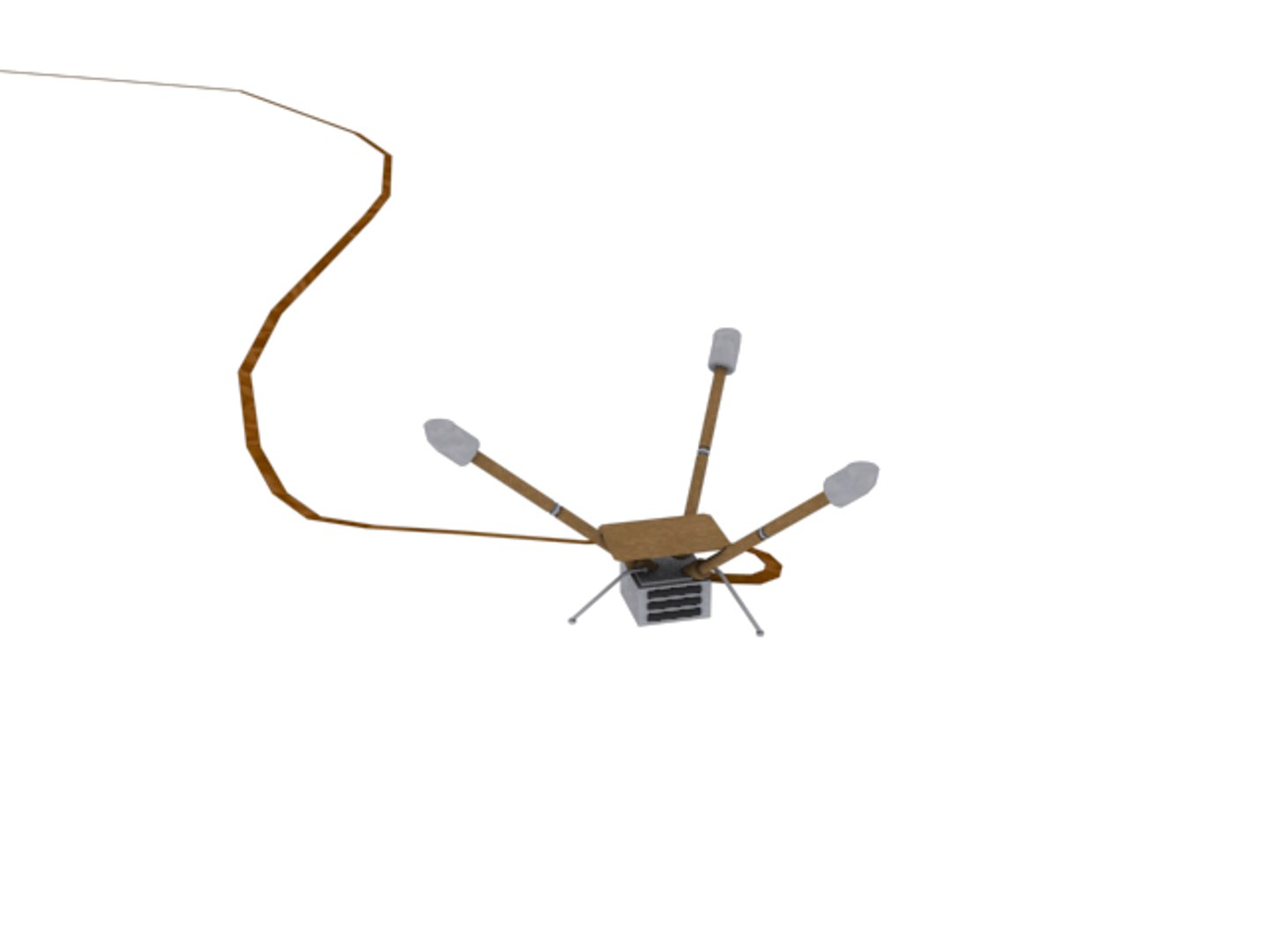 3d Model Of Apollo Lunar Module Alsep