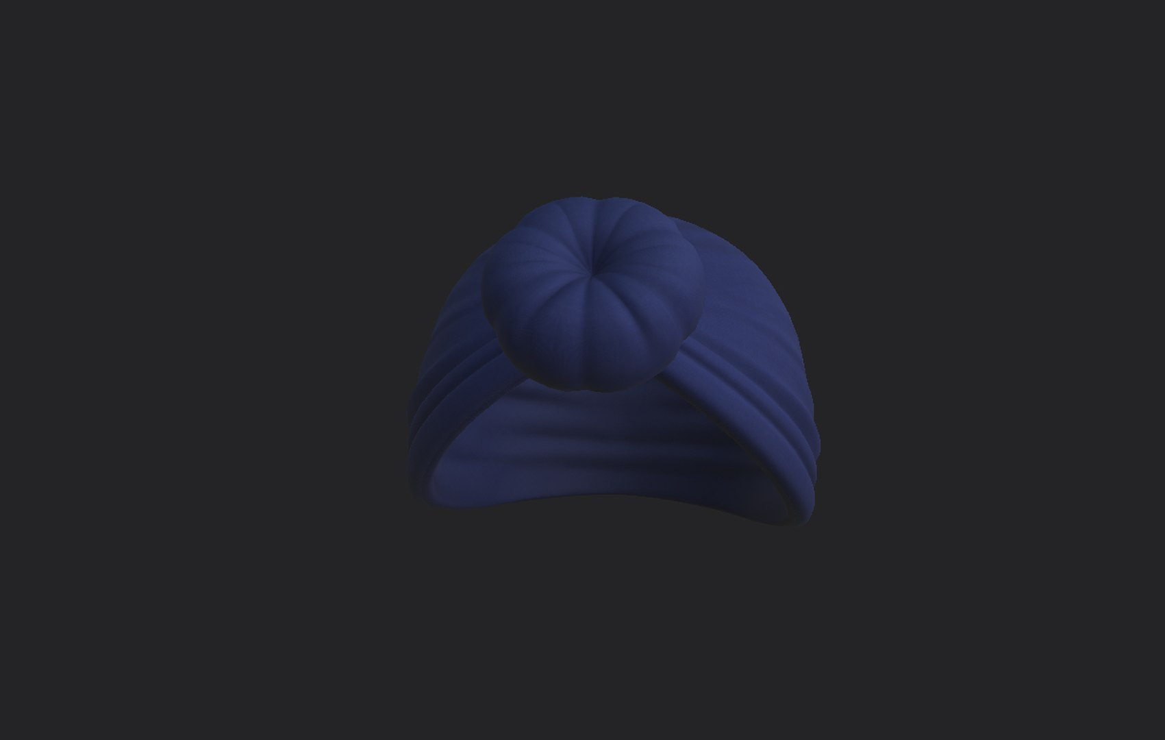Women Turban Hat 3D Model - TurboSquid 1586881