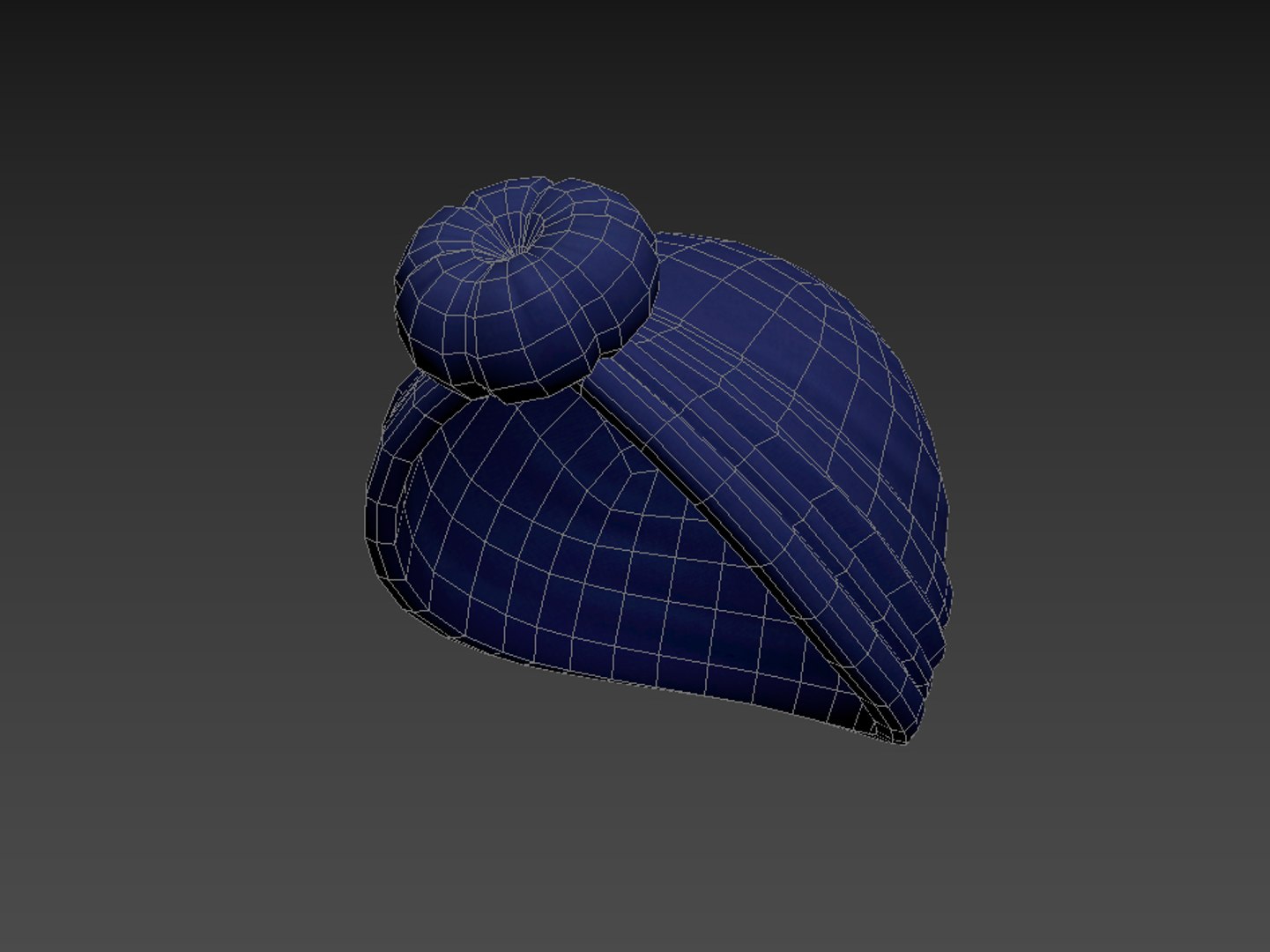 Women turban hat 3D model - TurboSquid 1586881