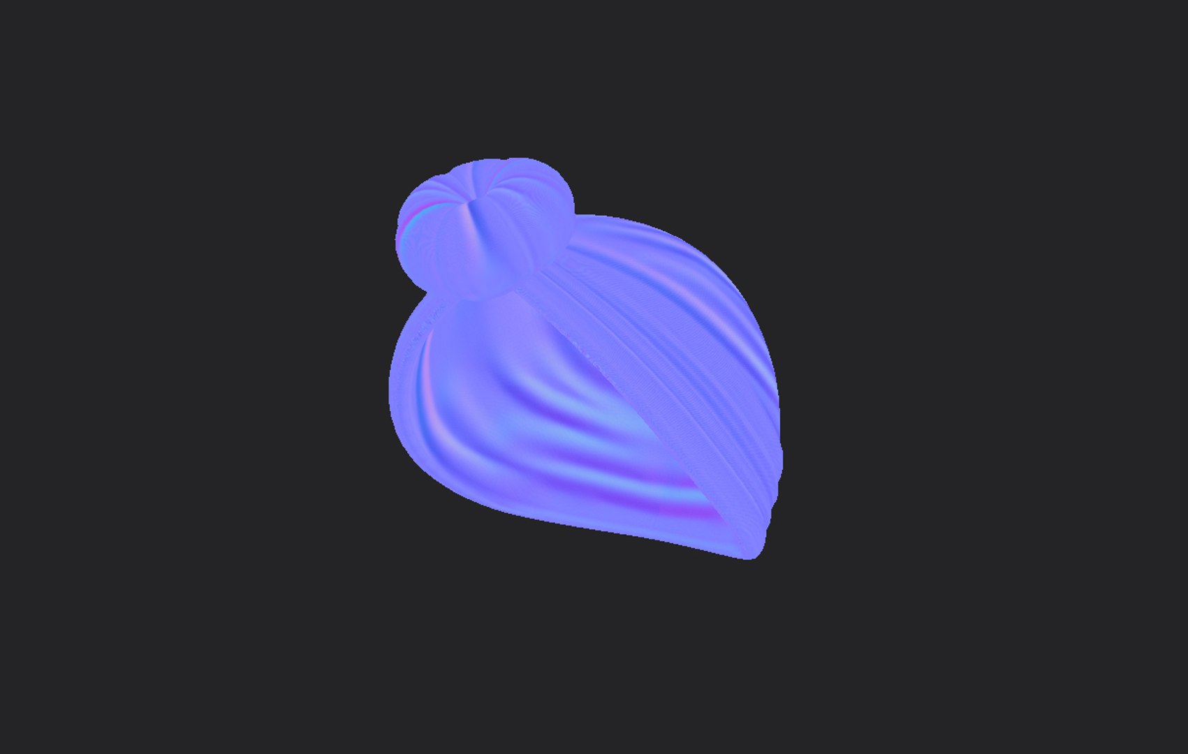 Women Turban Hat 3D Model - TurboSquid 1586881