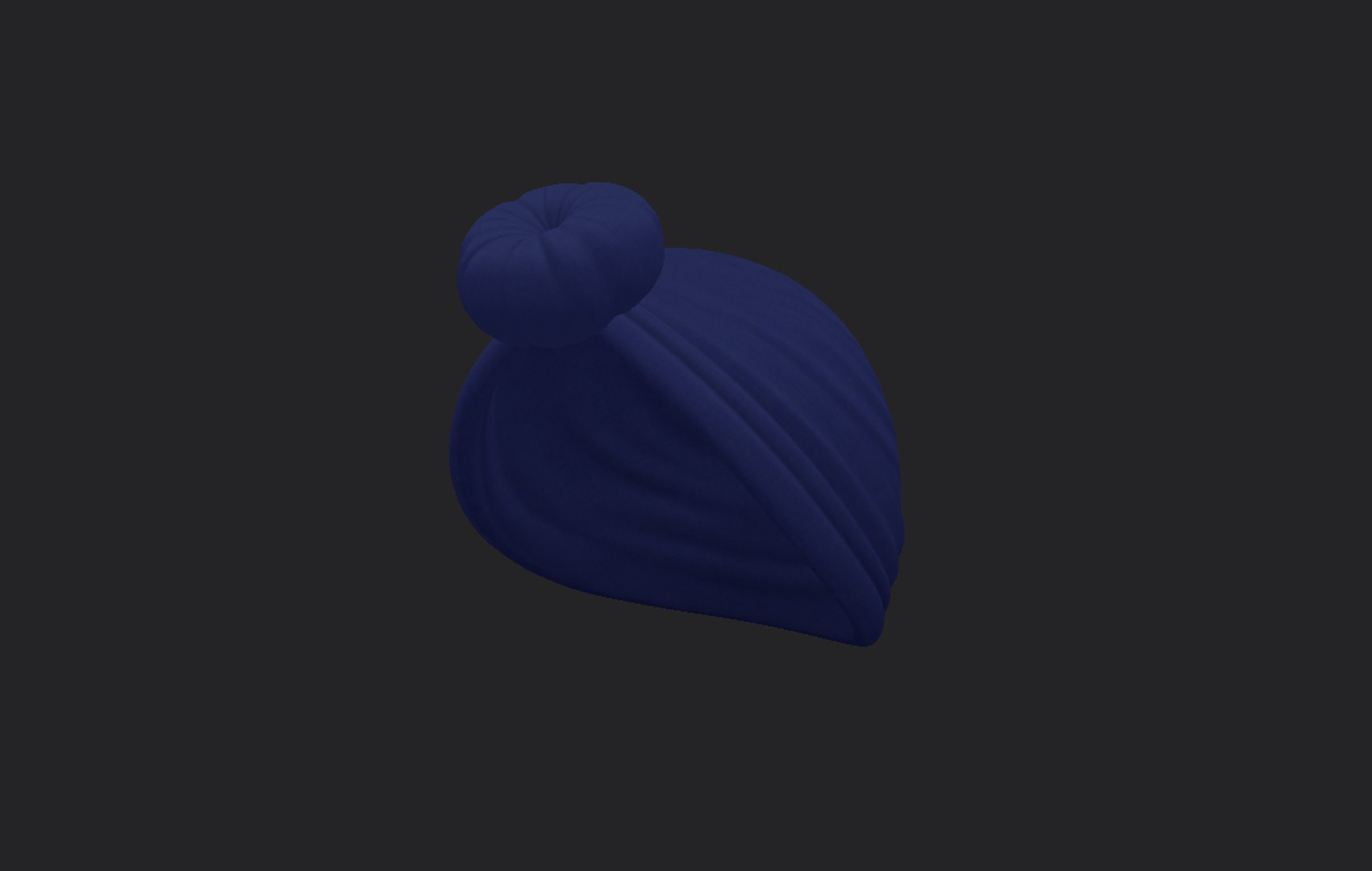 Women Turban Hat 3D Model - TurboSquid 1586881