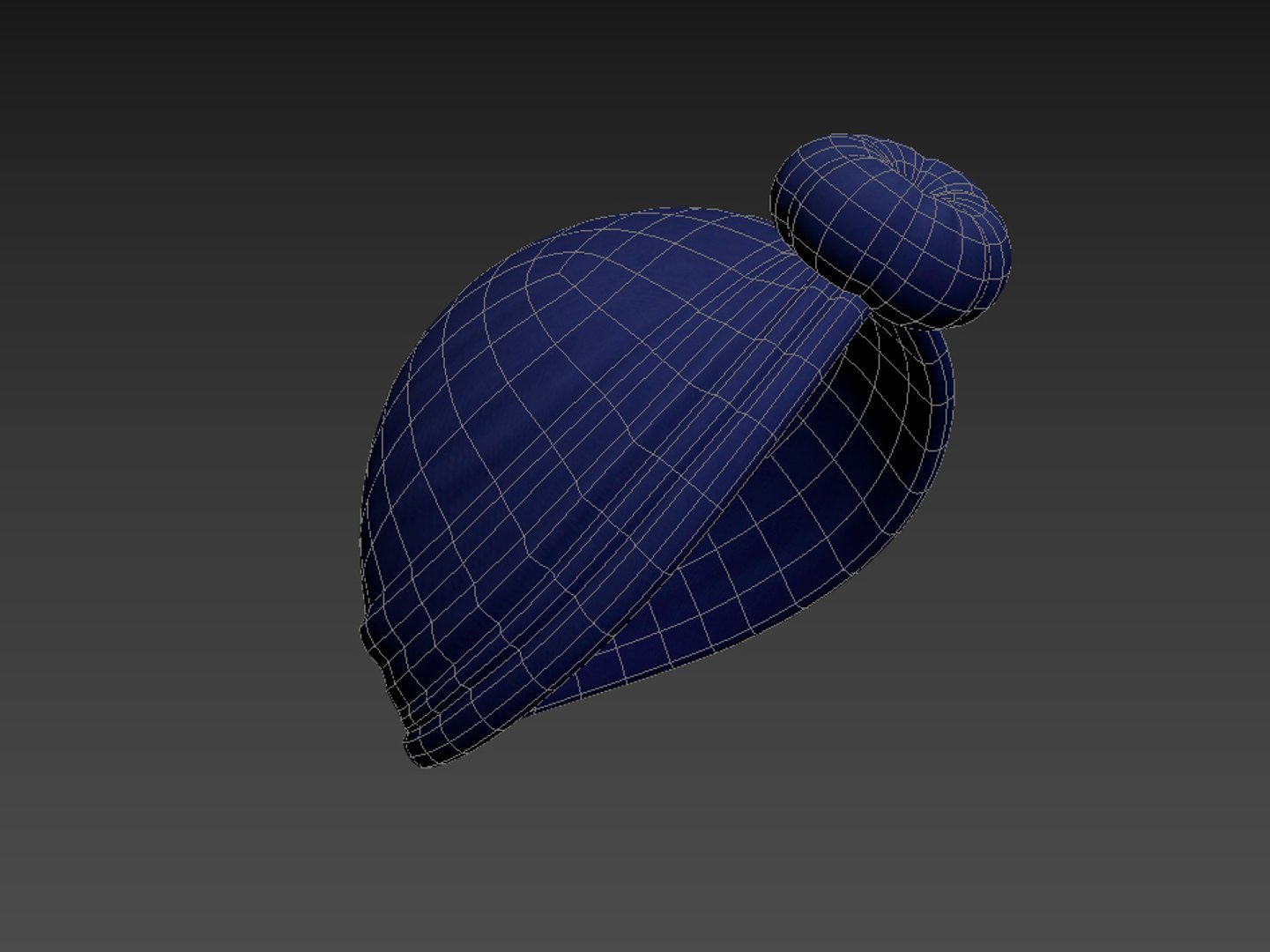 Women turban hat 3D model - TurboSquid 1586881