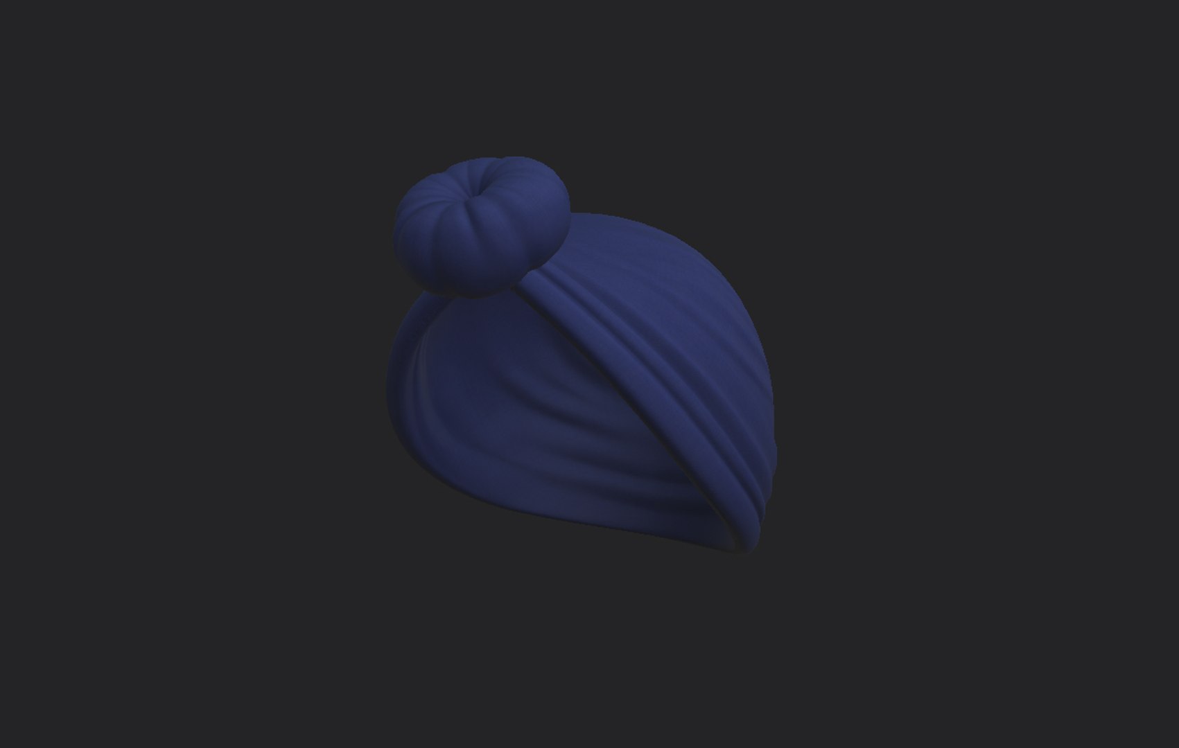 Women Turban Hat 3D Model - TurboSquid 1586881