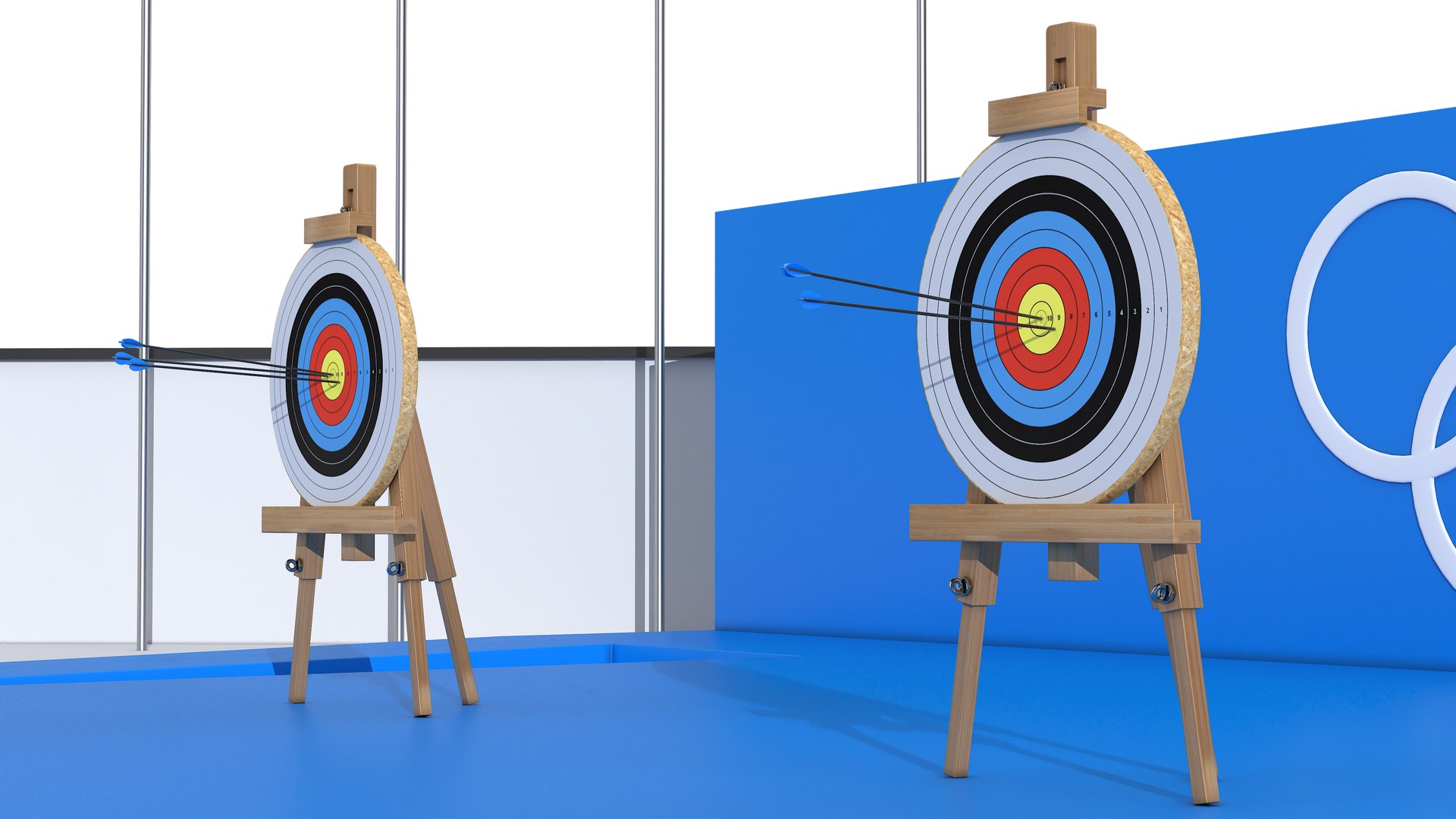 Archery Stadium 3D - TurboSquid 2323286