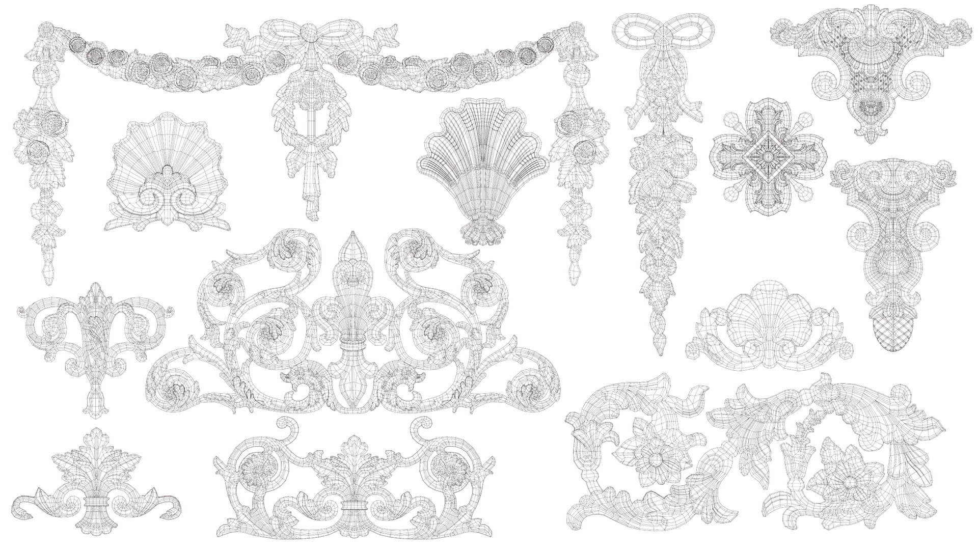 3D Pearlworks Onlays 32 Items Model - TurboSquid 1767667