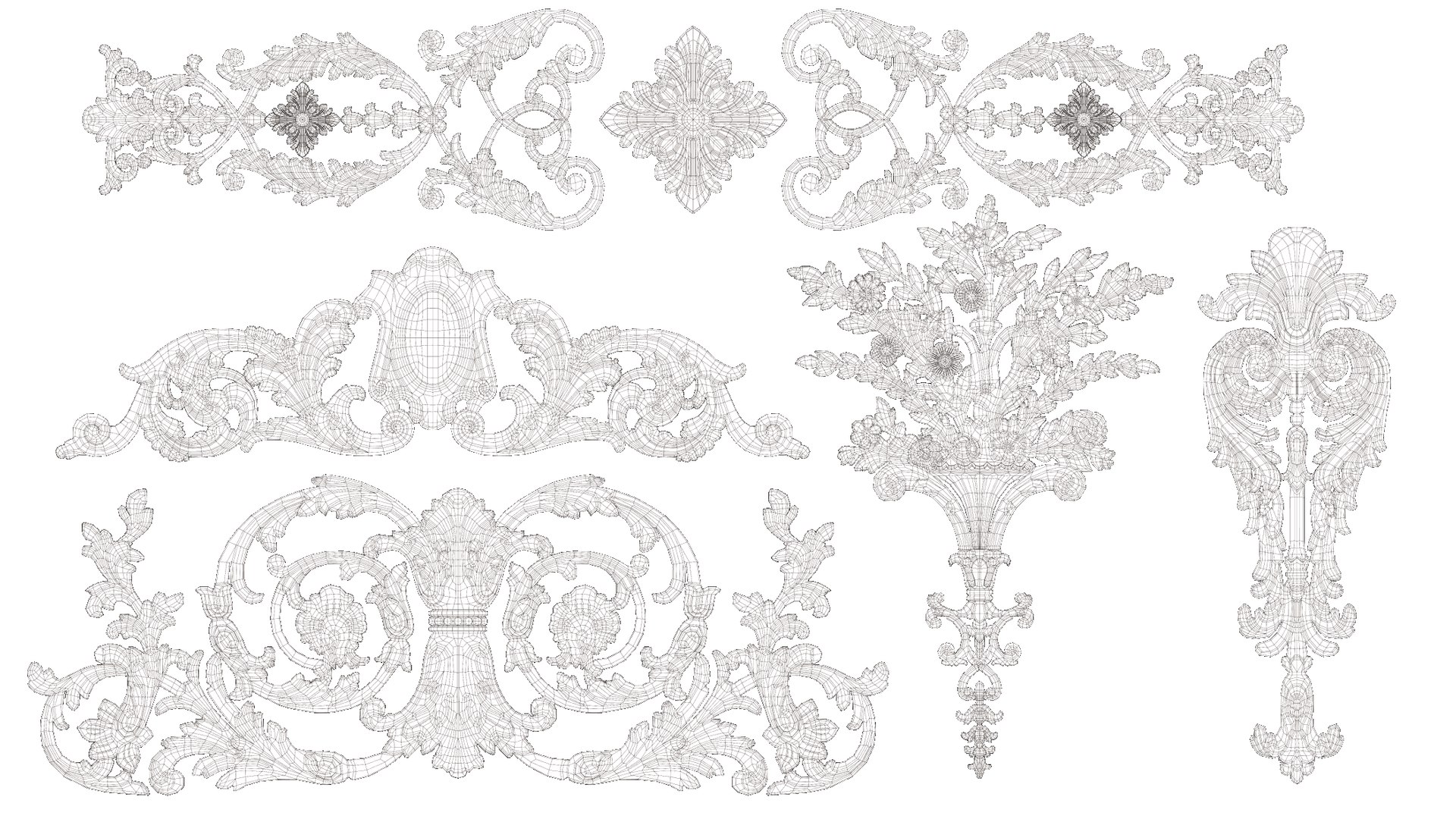 3D Pearlworks Onlays 32 Items Model - TurboSquid 1767667