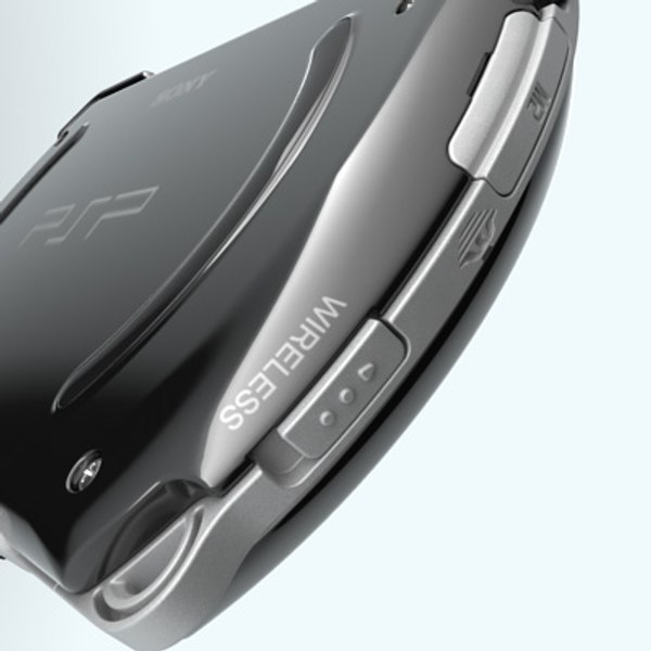 sony psp 3d model