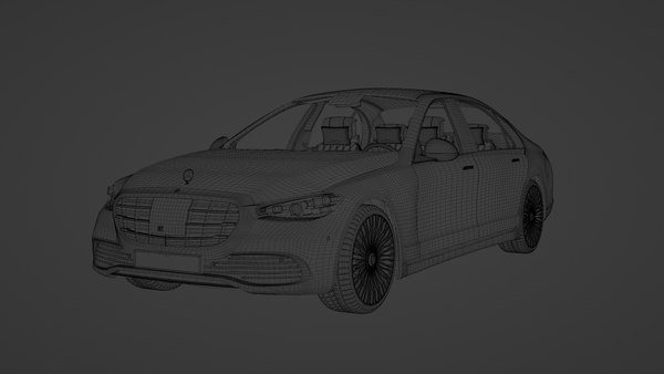 3D Mercedes-Benz S-class W223 - TurboSquid 1910803