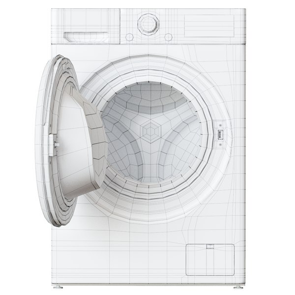 Washing machine model - TurboSquid 1559188