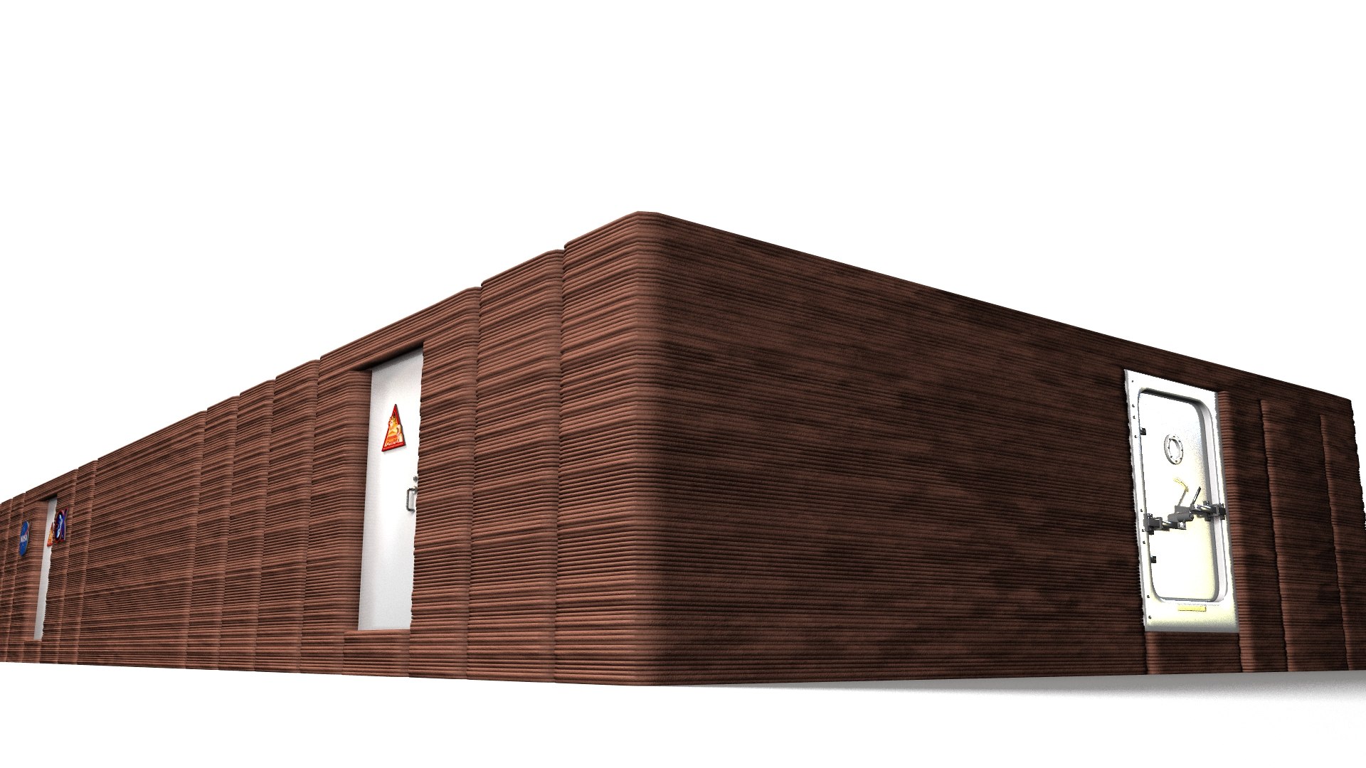 3D Model NASA 3D-printed CHAPEA Mars Duna Alpha Habitat - TurboSquid ...