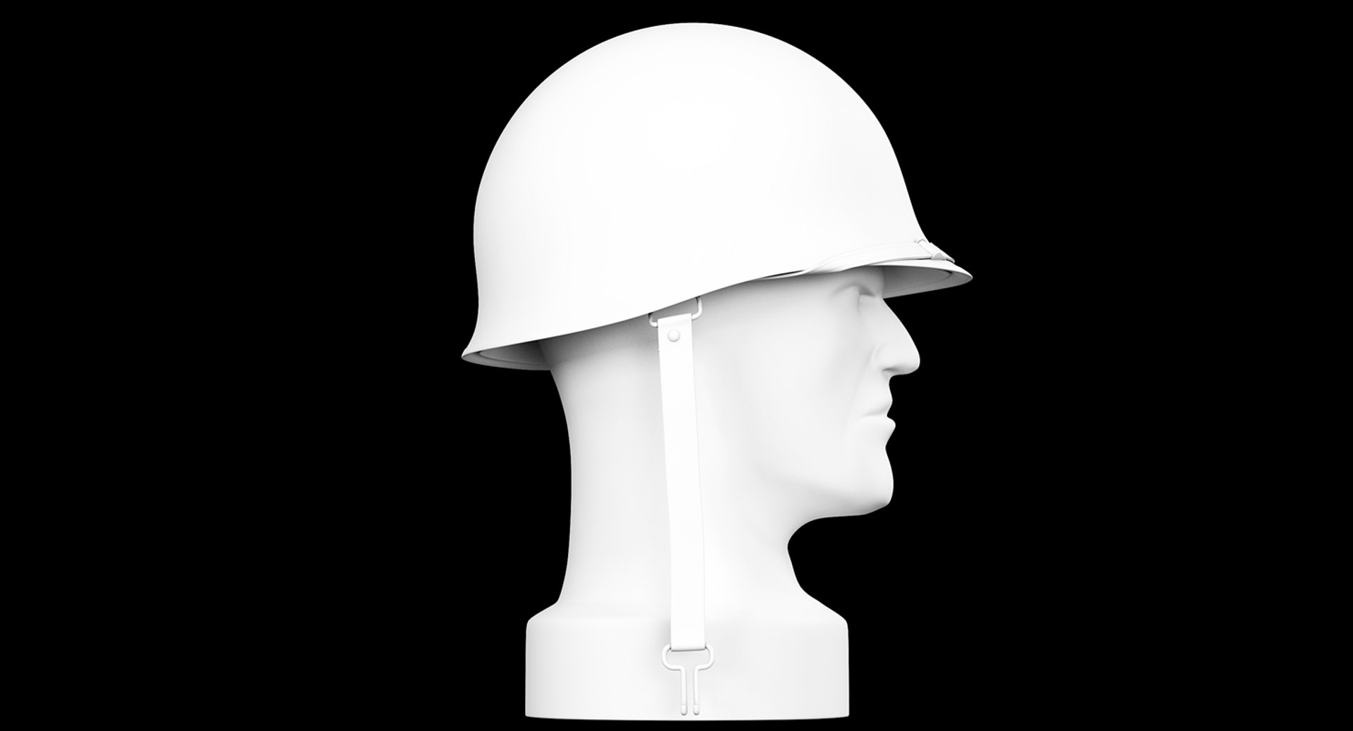 army m1 helmet ww2 3d model