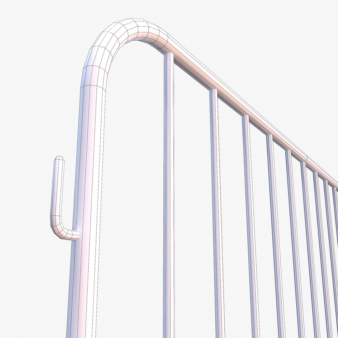 Yellow Crowd Control Barrier PBR 3D Model - TurboSquid 1843810