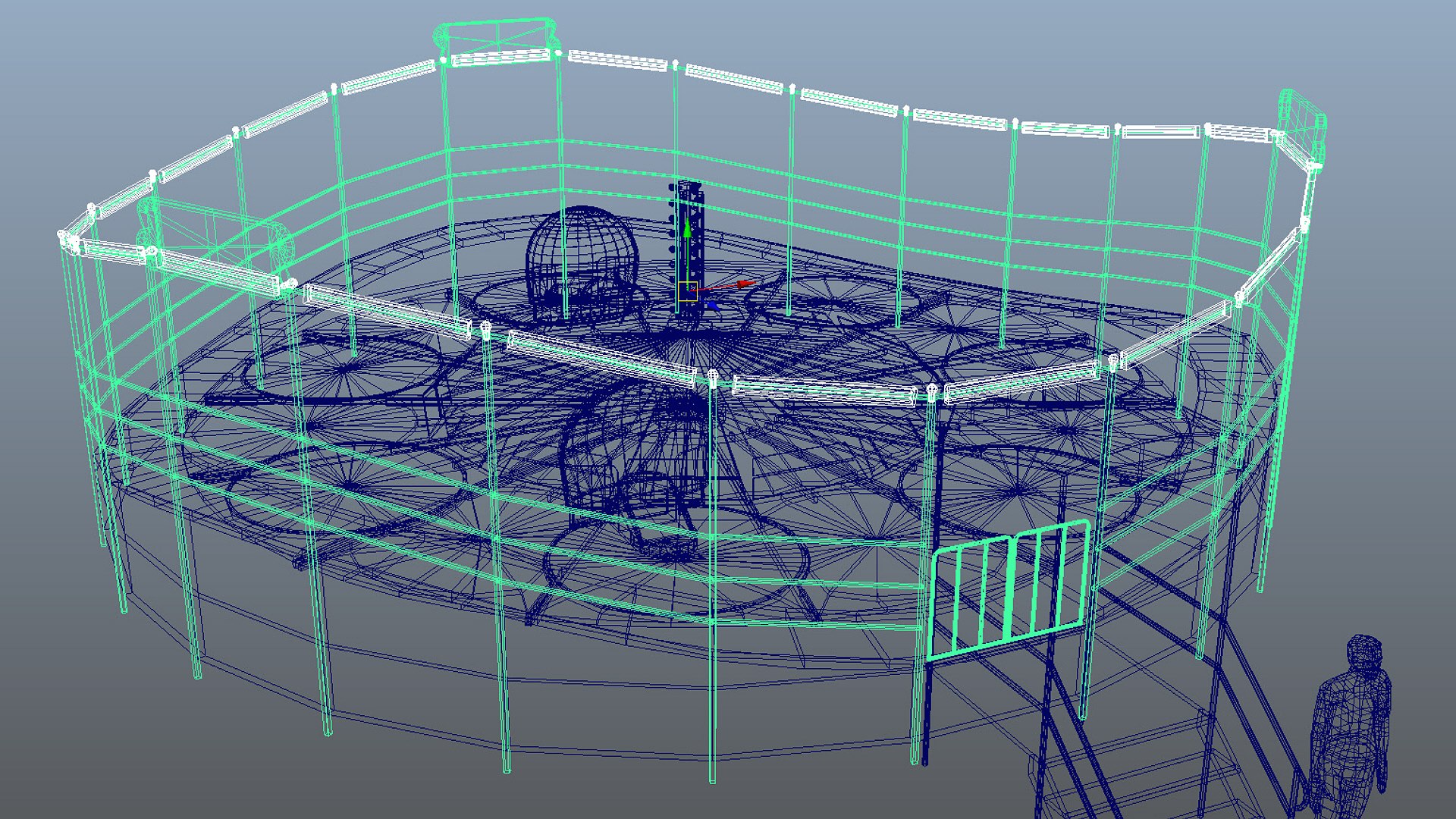 3D Classic Tilt-A-Whirl Carnival Ride Model - TurboSquid 1793652