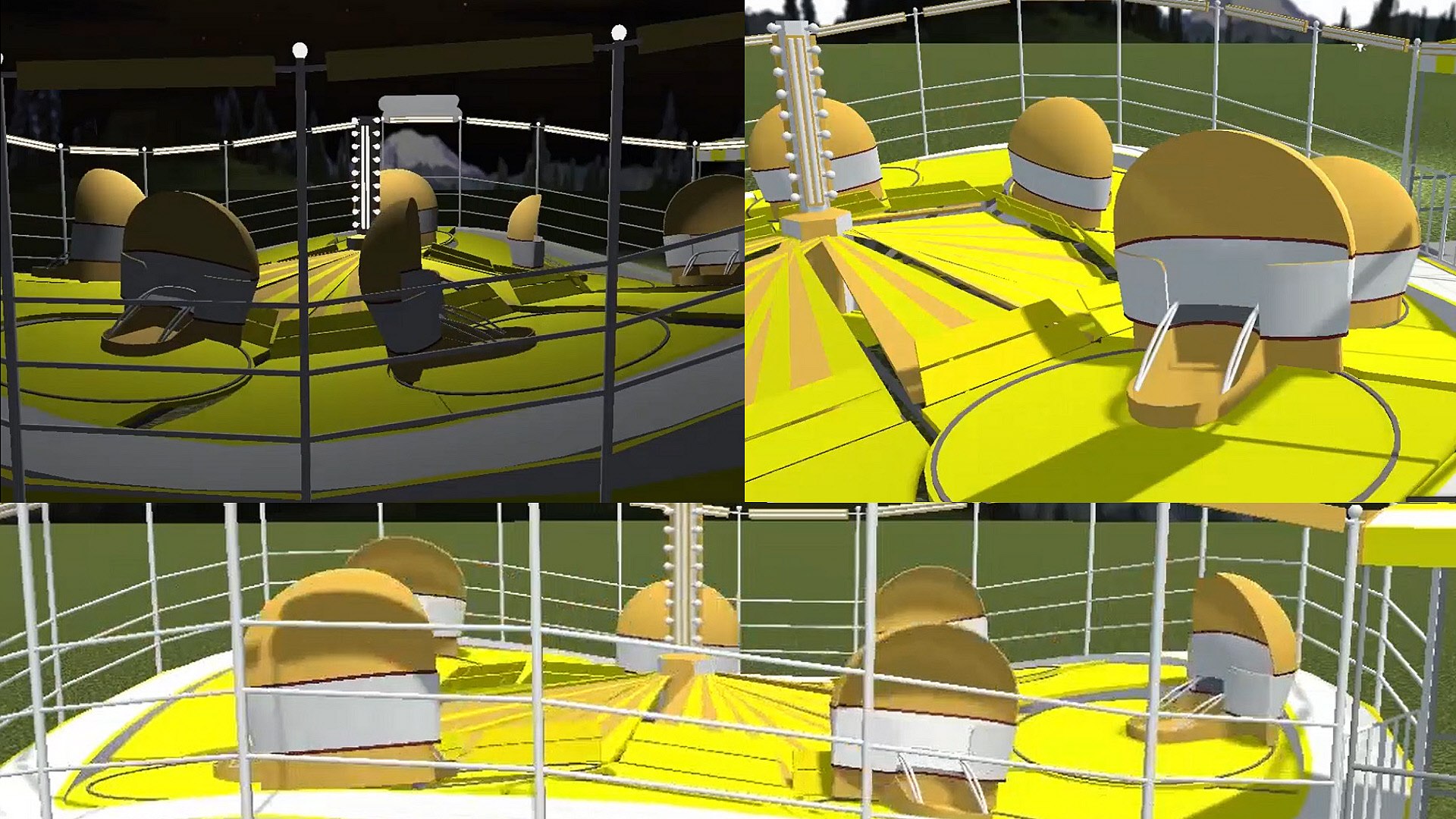 3D Classic Tilt-A-Whirl Carnival Ride Model - TurboSquid 1793652