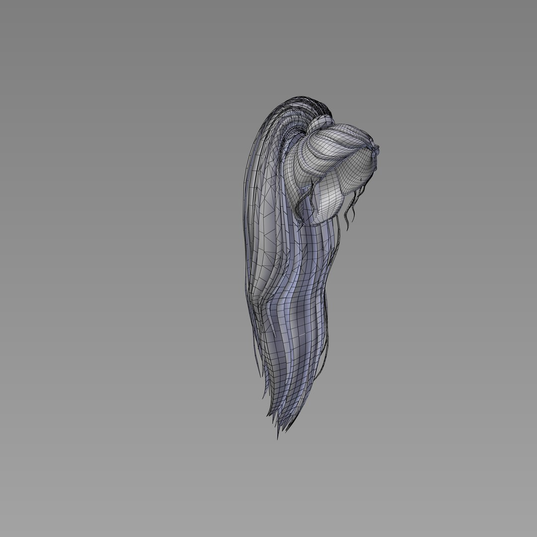 Hairstyle Secondlife 3D Model - TurboSquid 1650508