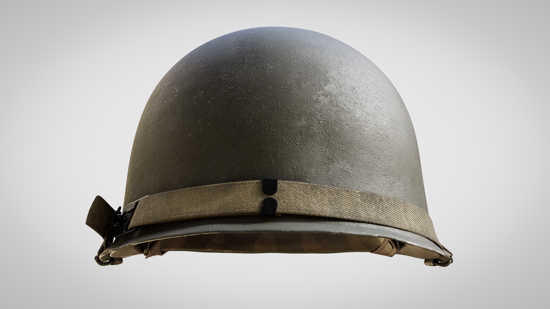 3D US WWII M1 Combat Helmet Model - TurboSquid 1863434