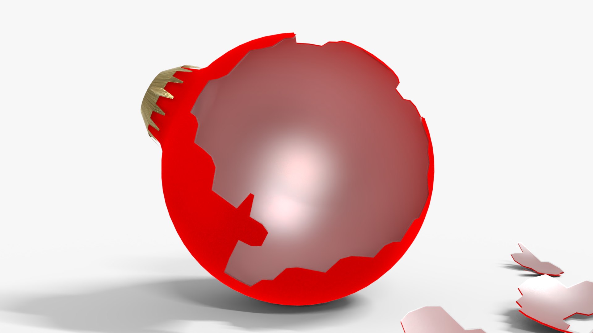 3D Broken Ornament Low-poly 3D Model - TurboSquid 2328098