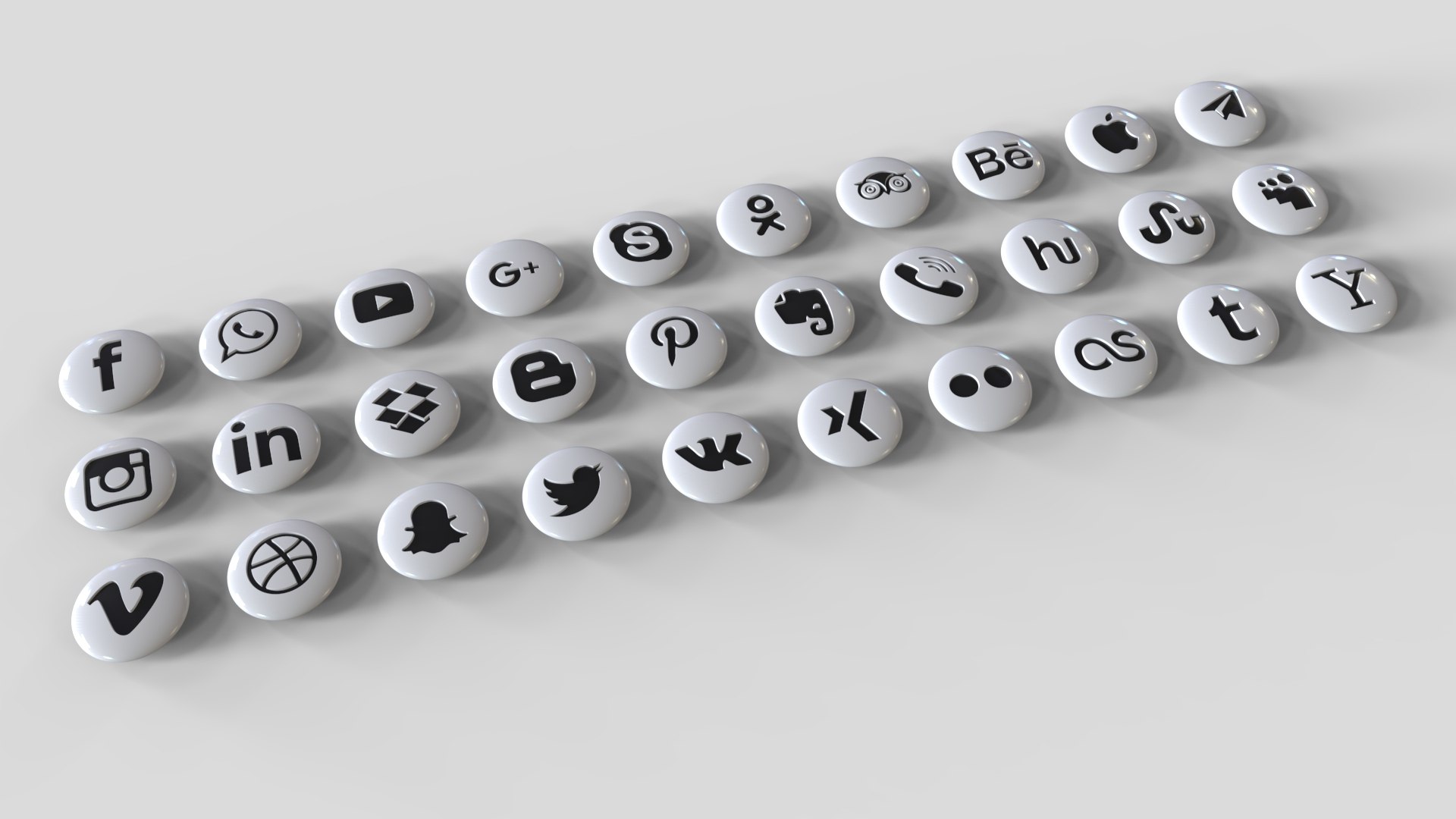 Social networks 3D - TurboSquid 1351226