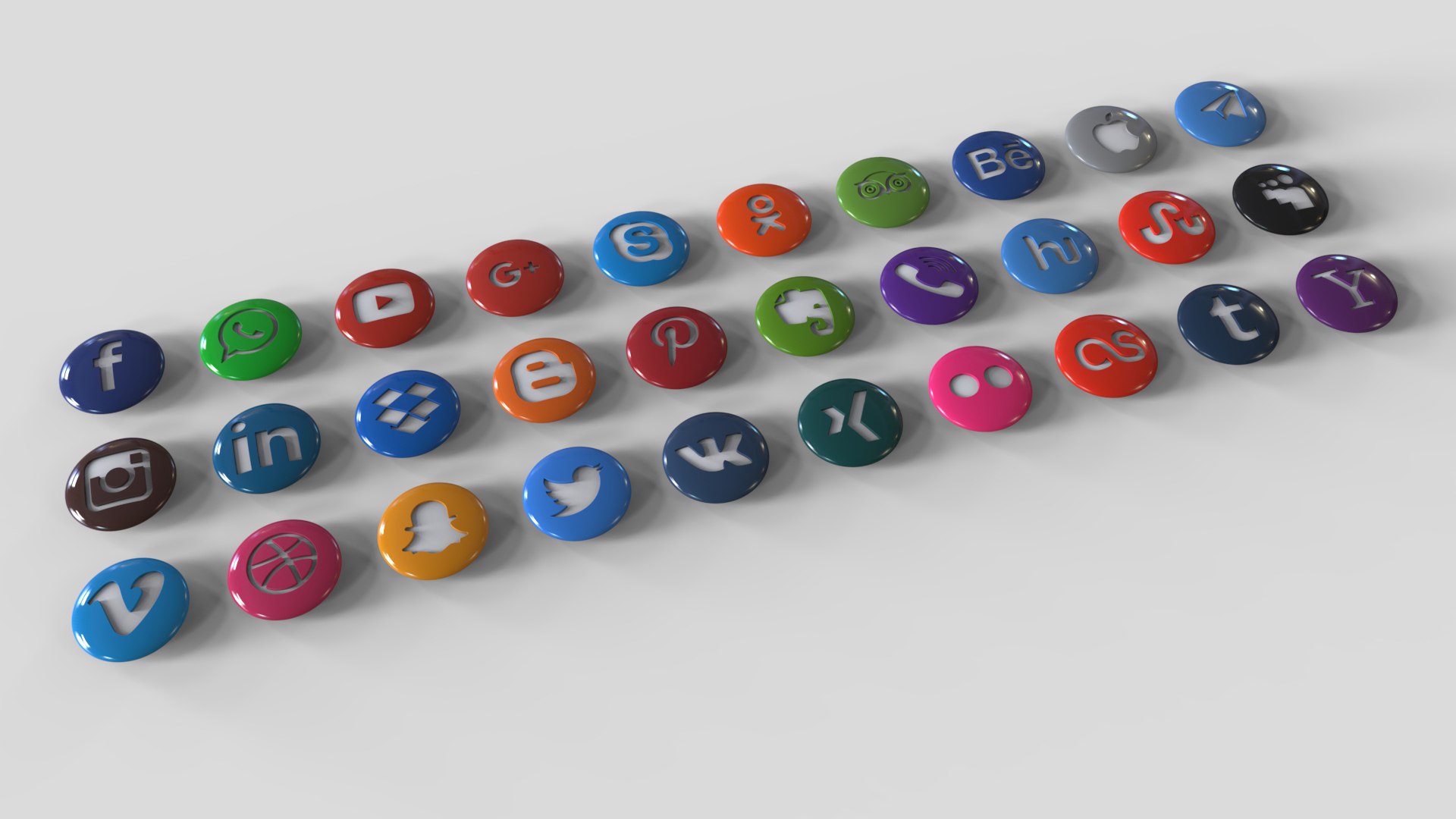 Social networks 3D - TurboSquid 1351226