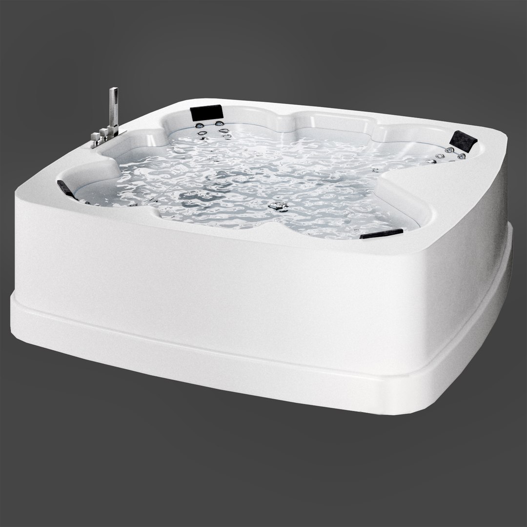 3D Jacuzzi 01 Model - TurboSquid 2117768