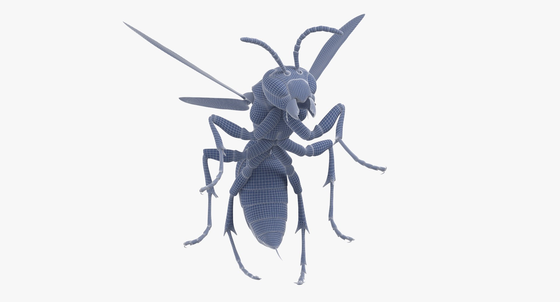 3D Paper Wasp Stinging Model - TurboSquid 1367393