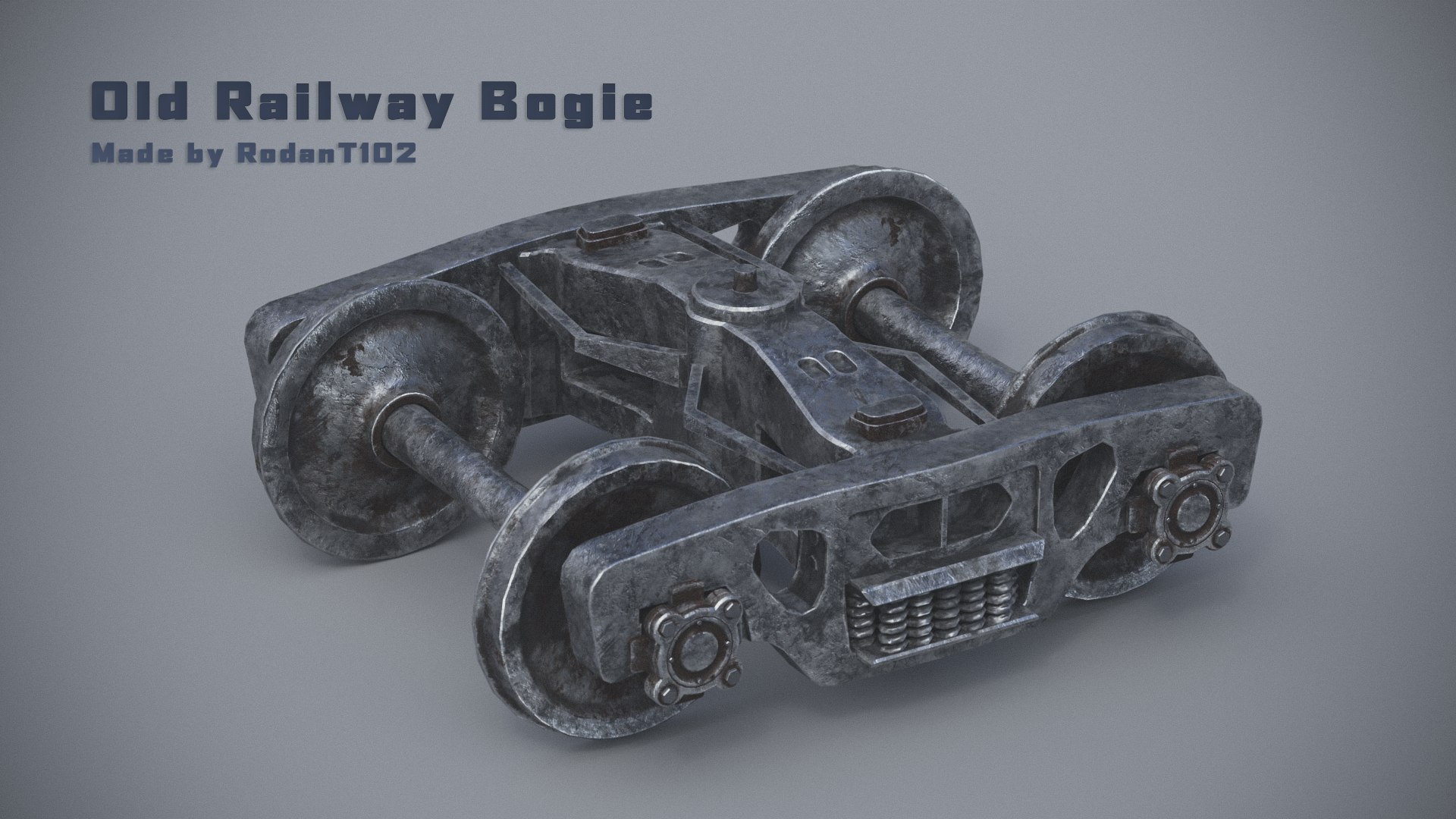 3D Old Railway Bogie Of Russian Railways Model - TurboSquid 1847256