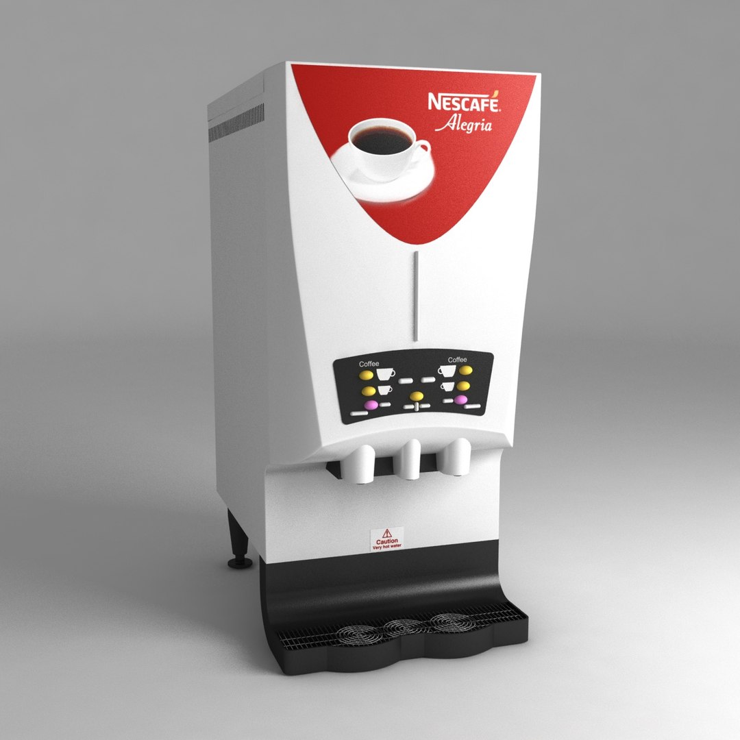 Coffee Machine Cafe Nescafe 3D - TurboSquid 1187764