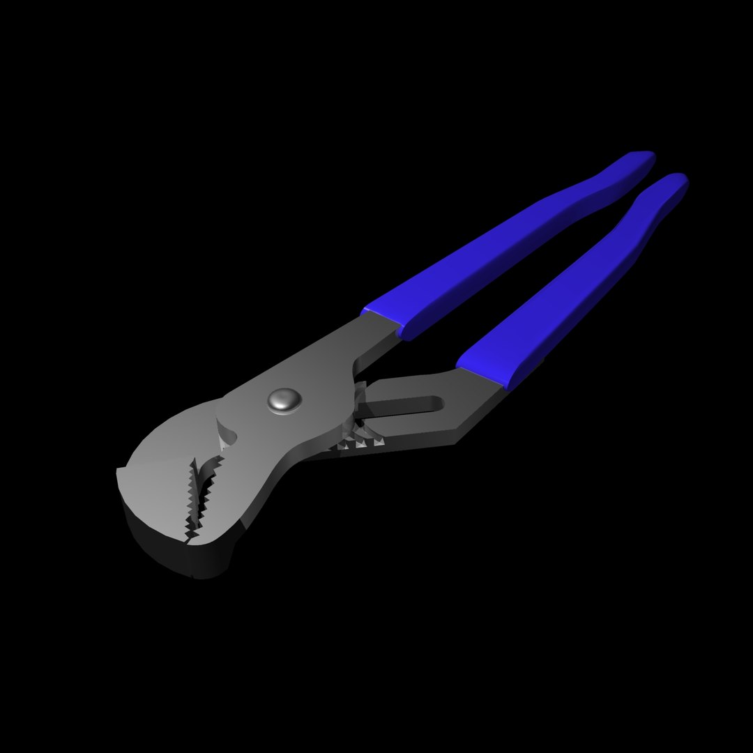 3d Channel Lock Pliers Model