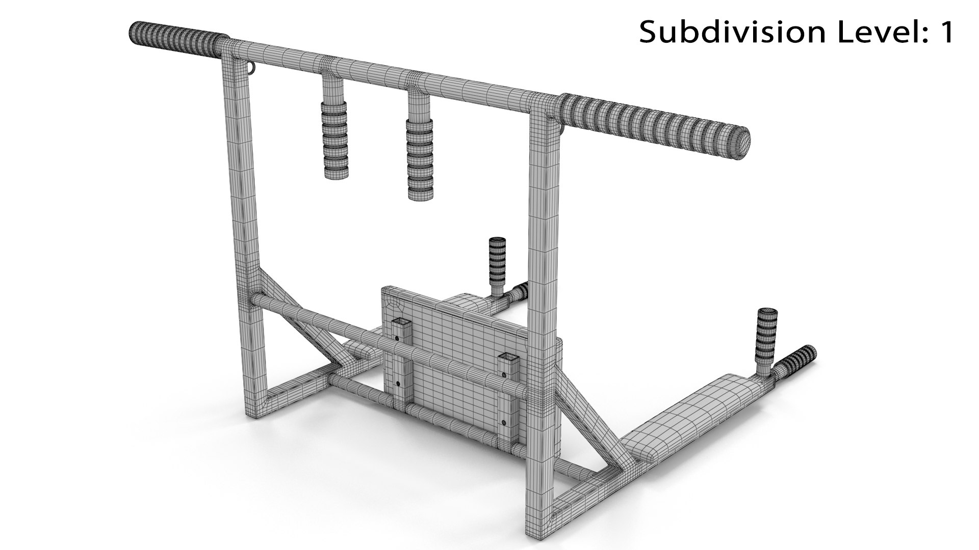 Horizontal Bar 3D - TurboSquid 1973960