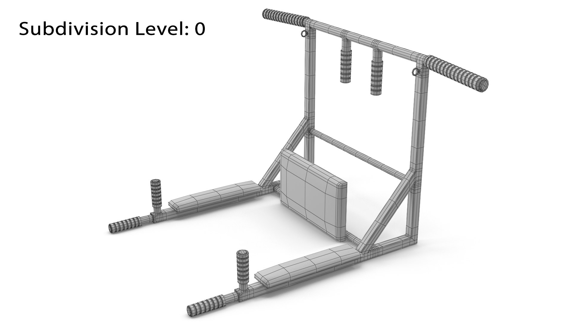 Horizontal Bar 3D - TurboSquid 1973960