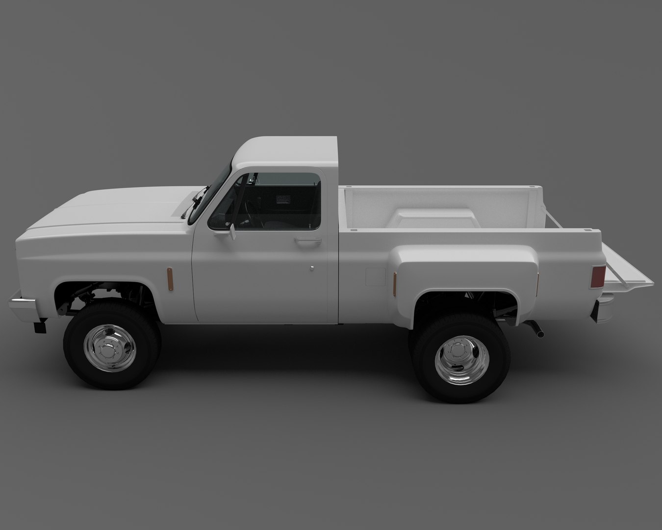 3D pick-up 4 model - TurboSquid 1538414