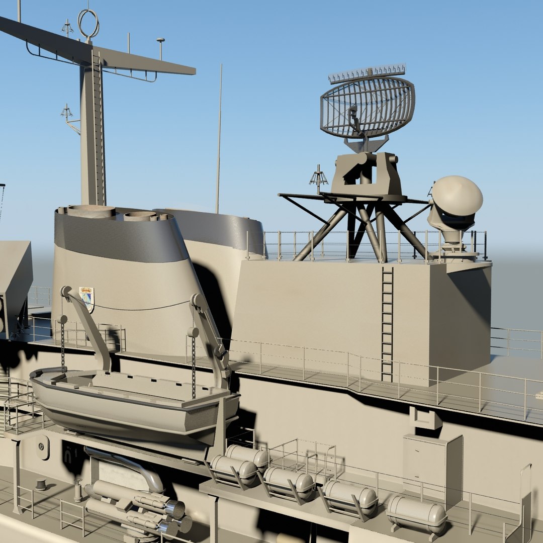 3d Model Meko 360 Frigate