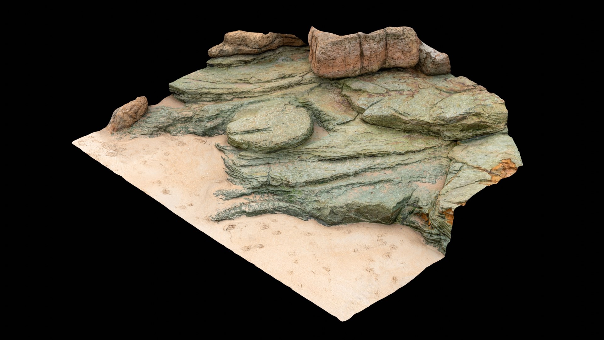 Free Beach Rock Scan 16K FREE 3D Model - TurboSquid 1863926